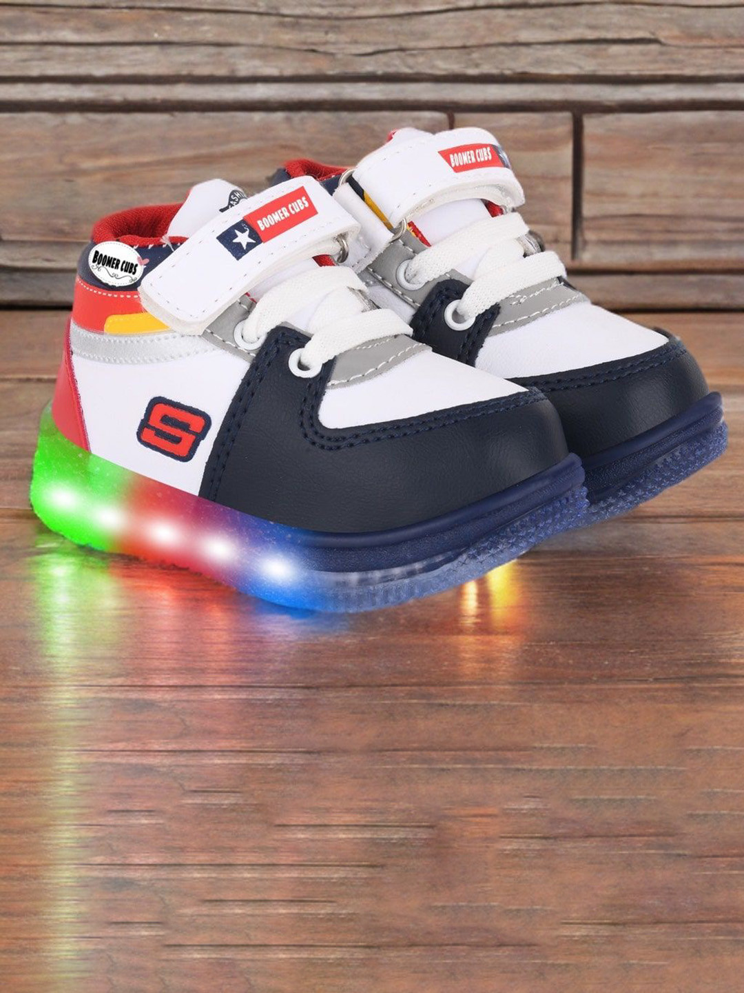 Buy BOOMER CUBS Kids Lightweight Colourblocked Sneakers - Casual Shoes ...