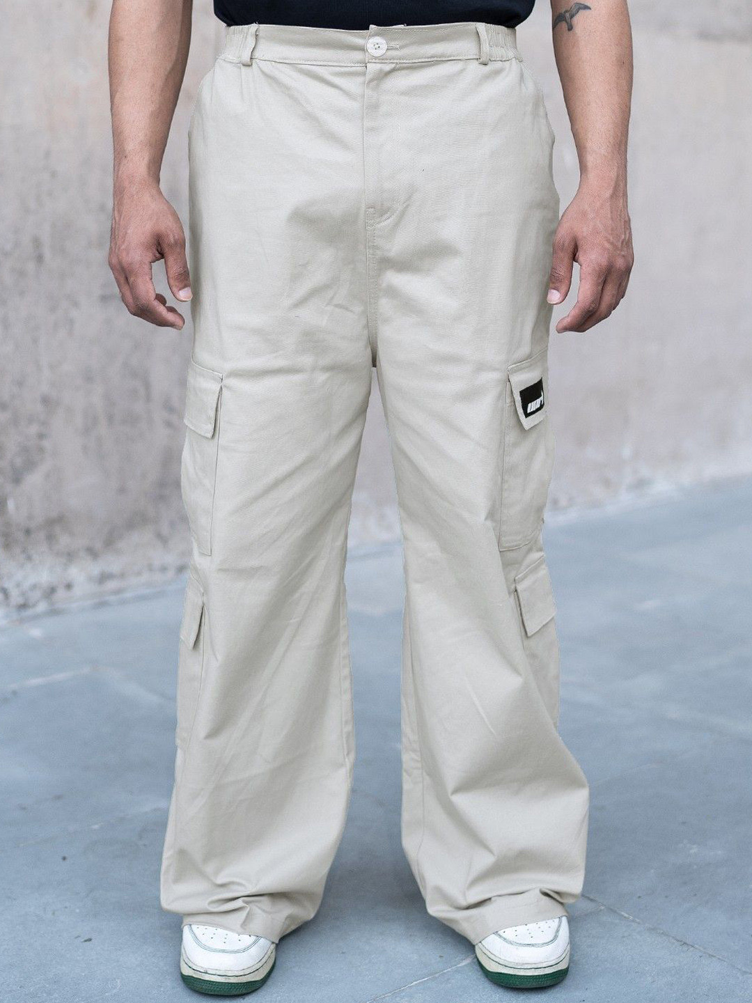 Buy HERE&NOW Men Regular Fit Cargos Trouser - Trousers for Men 32342474 ...