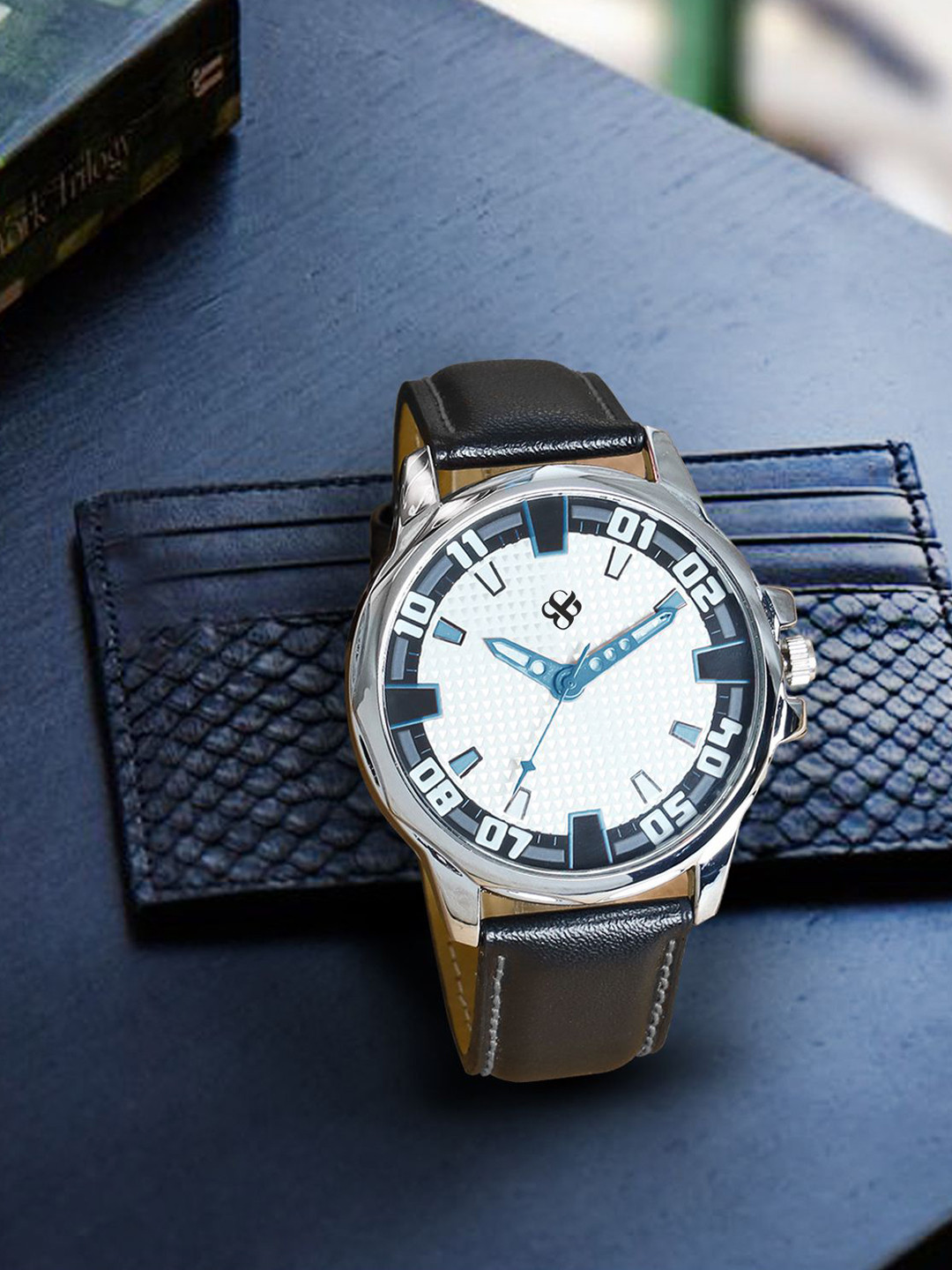 Buy BIG SHOT Men Brass Dial & Leather Bracelet Style Straps Analogue ...