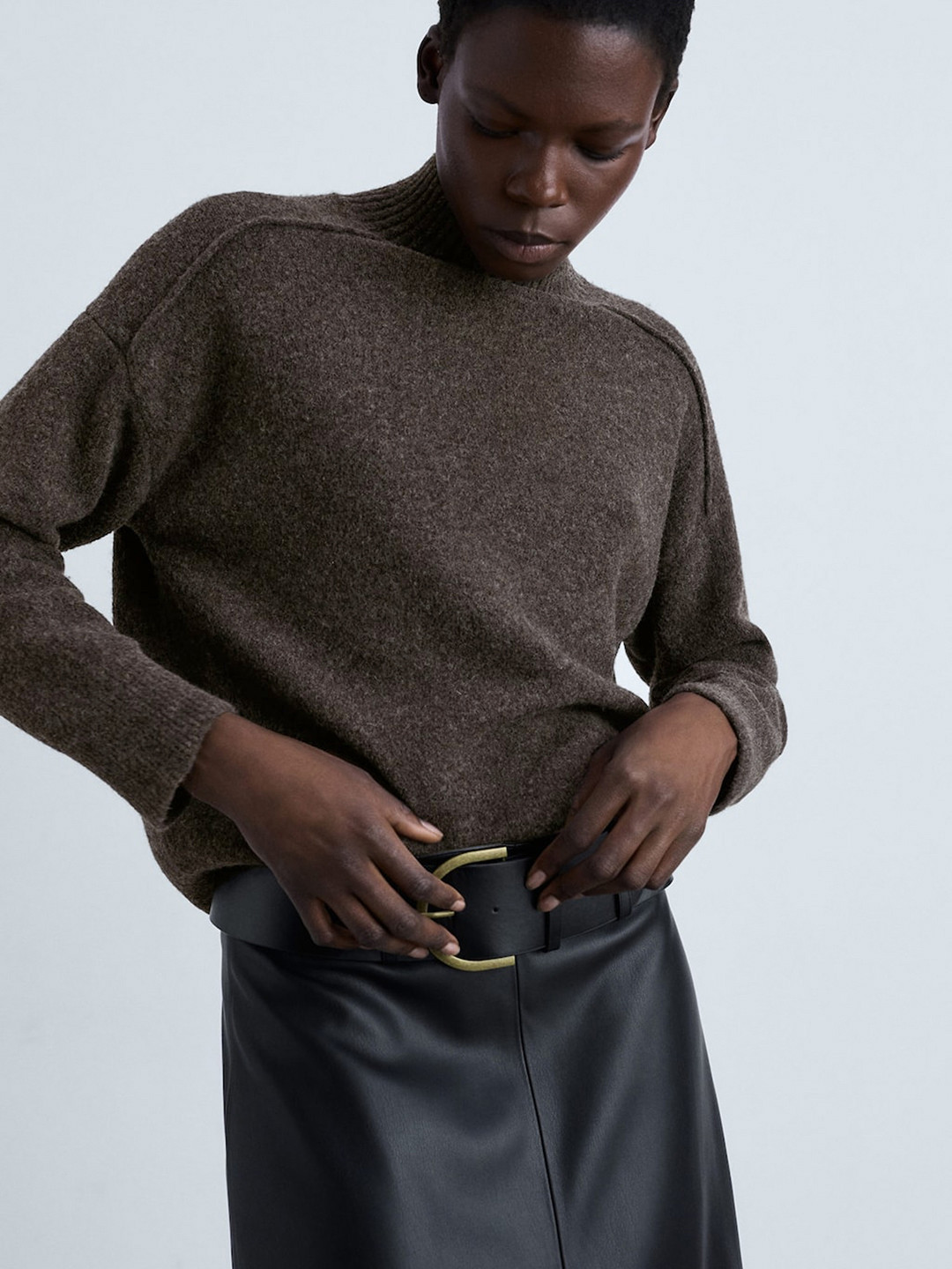 Buy MANGO High Neck Pullover - Sweaters for Women 32351305 | Myntra