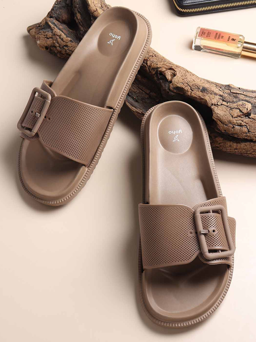 Buy YOHO Women Grape Slides Ultimate Comfort Slider - Flip Flops for ...