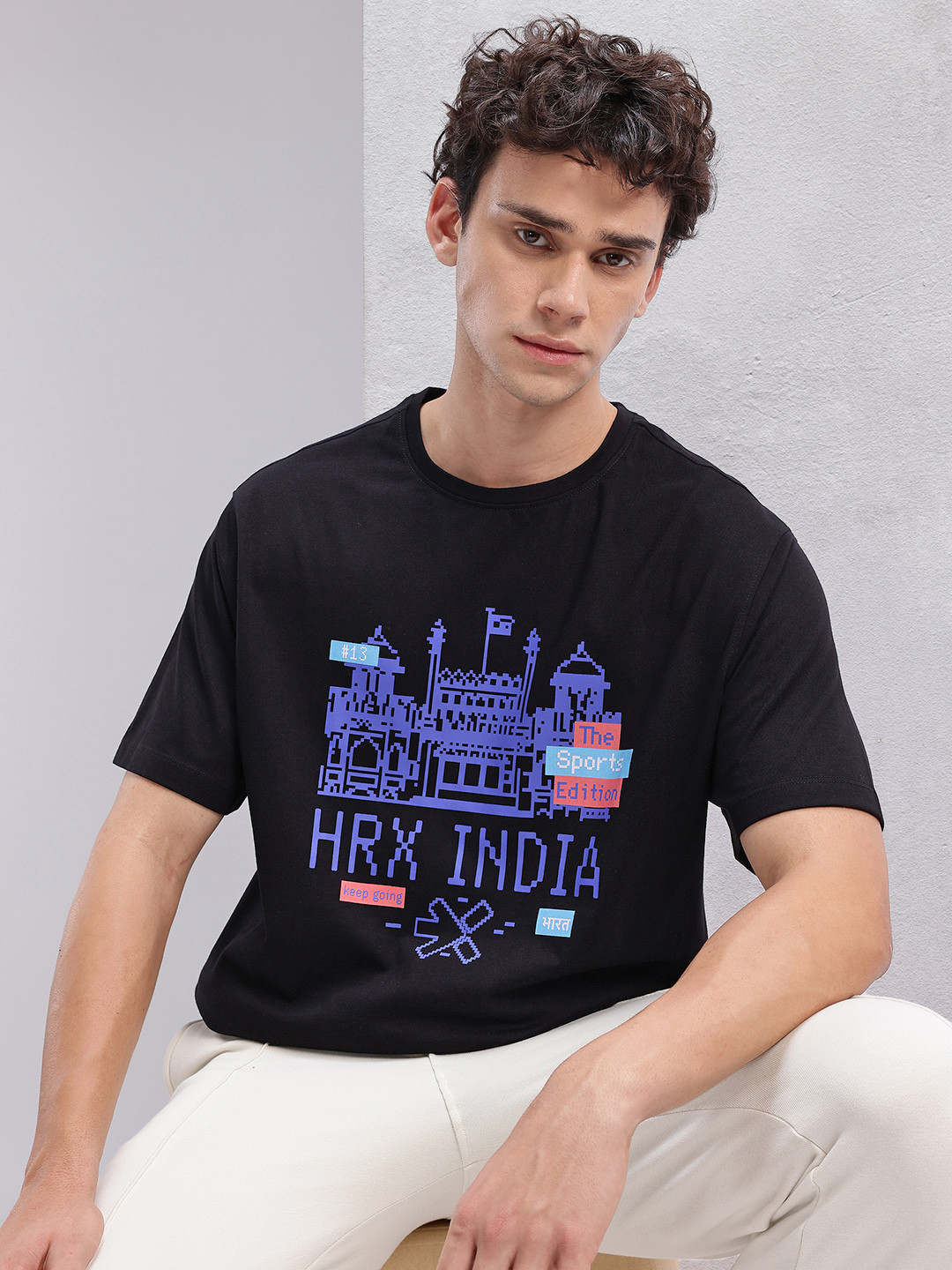 Buy HRX By Hrithik Roshan Graphic Print Lifestyle T Shirt - Tshirts for ...