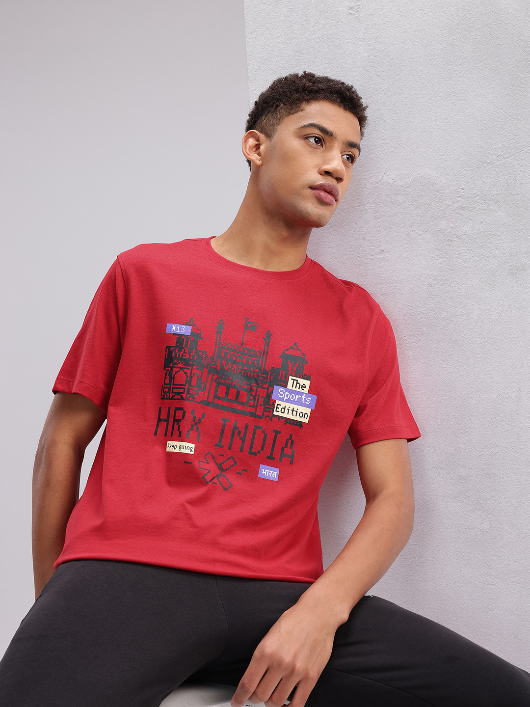 Buy HRX By Hrithik Roshan Graphic & Typography Printed Lifestyle T ...