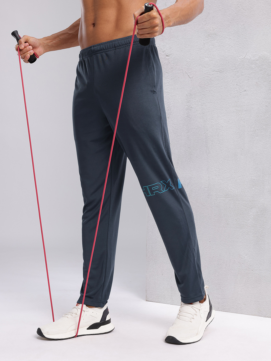 Buy HRX By Hrithik Roshan Men Rapid Dry Training Track Pants - Track ...