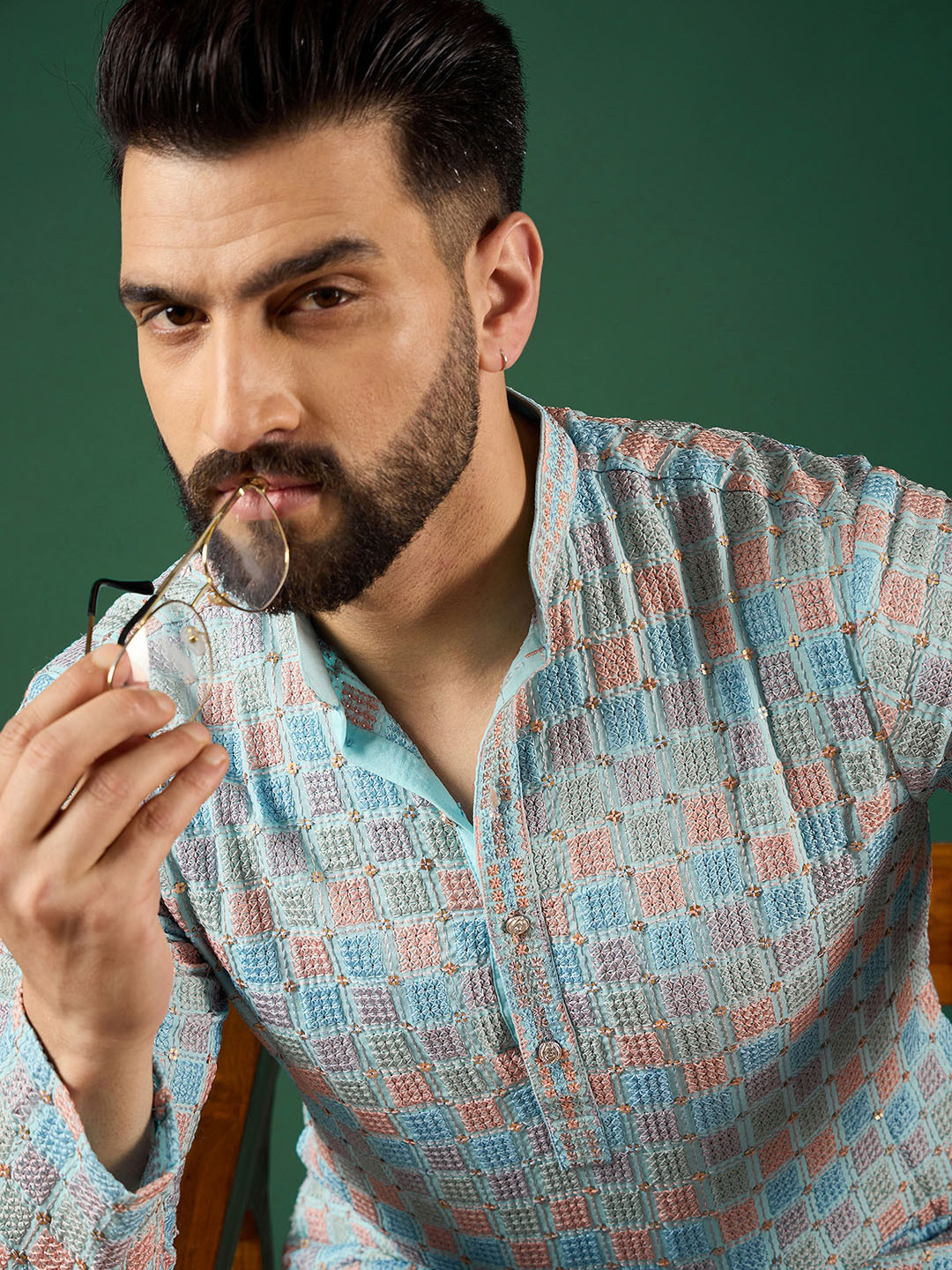 Buy Anouk Men Thread Work Kurta - Kurtas for Men 32386515 | Myntra