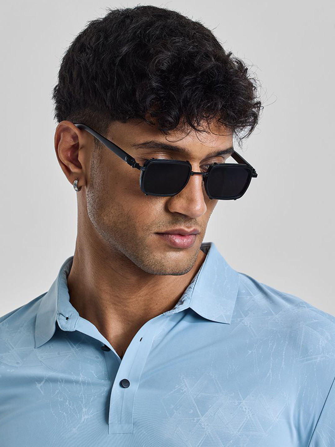Buy Snitch Men Rectangle Sunglasses With UV Protected Lens SN0039 ...