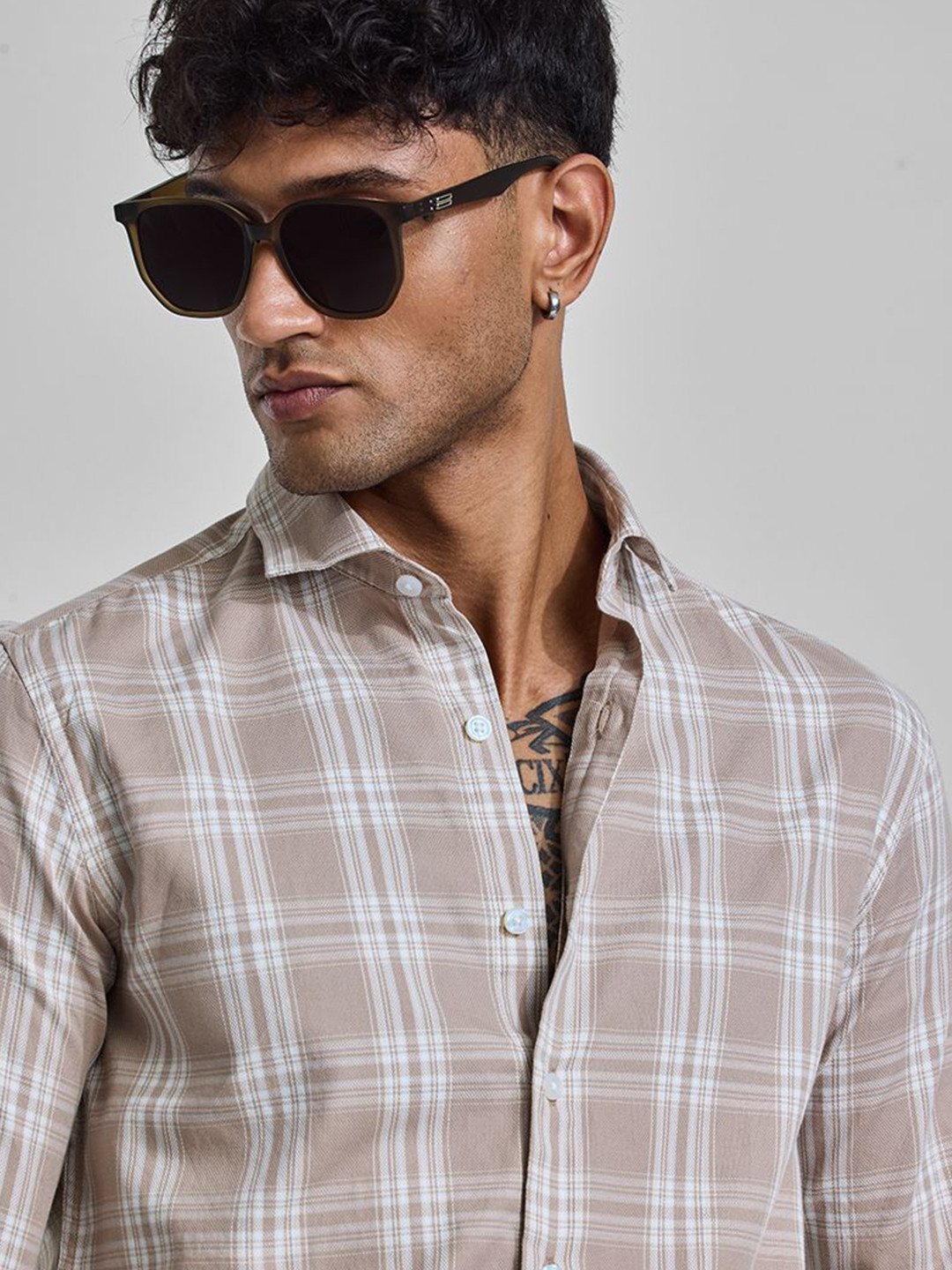 Buy Snitch Men Wayfarer Sunglasses With UV Protected Lens SN0078 Silver ...