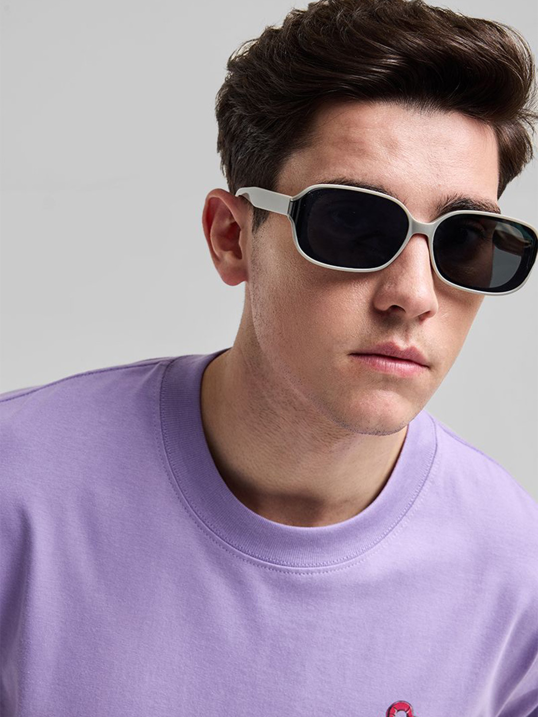 Buy Snitch Men Stylish Oval Grey Sunglasses SN0077 - Sunglasses for Men ...