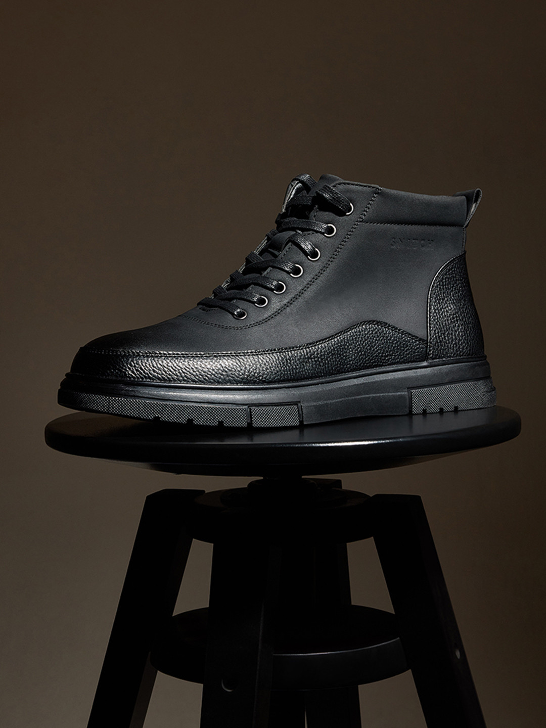 Buy Snitch Men Black Solid Sneakers - Casual Shoes for Men 32426077 ...