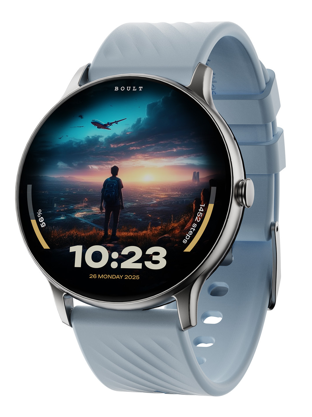 Buy Boult Dire Curved Display Health Tracker Smart Watch - Smart ...