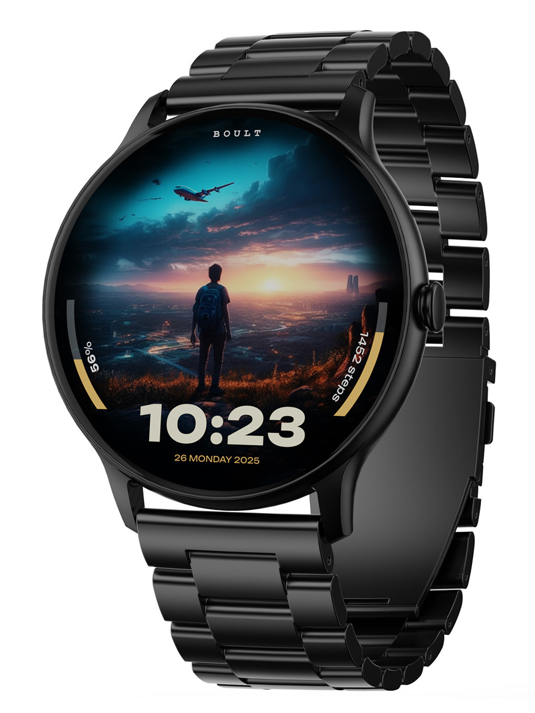 Buy Boult Dire Curved Display Health Tracker Smart Watch - Smart ...