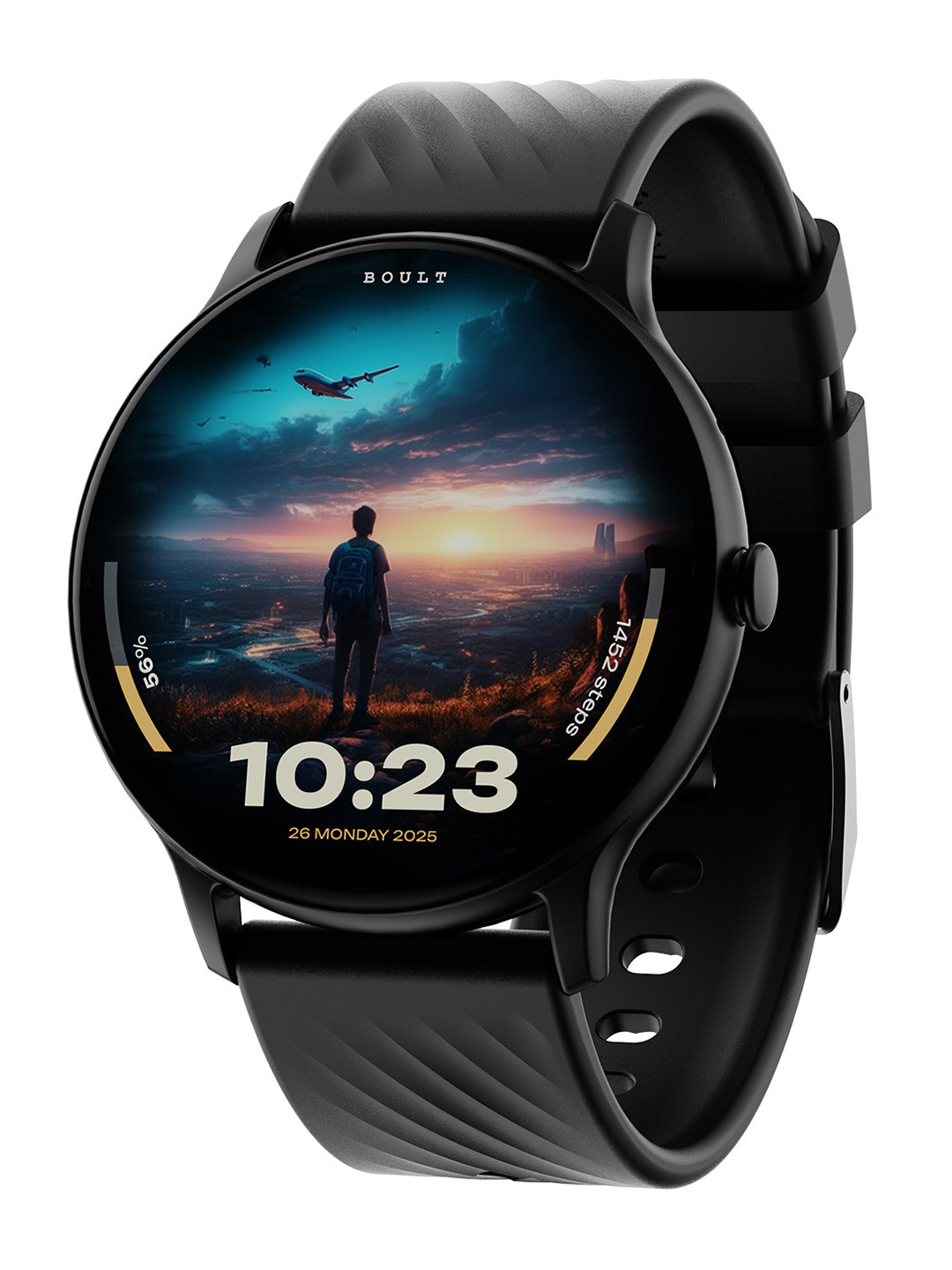 Buy Boult Dire Curved Display Health Tracker Smart Watch - Smart ...