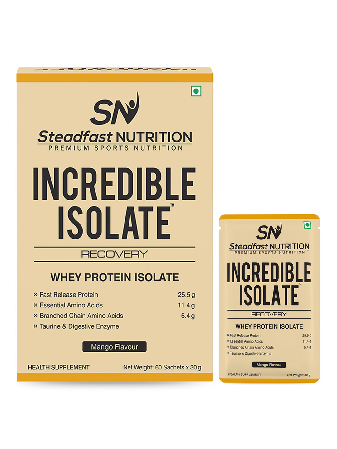 Buy Incredible Isolate Whey Protein Blend The Instant Recovery Mango 60 ...