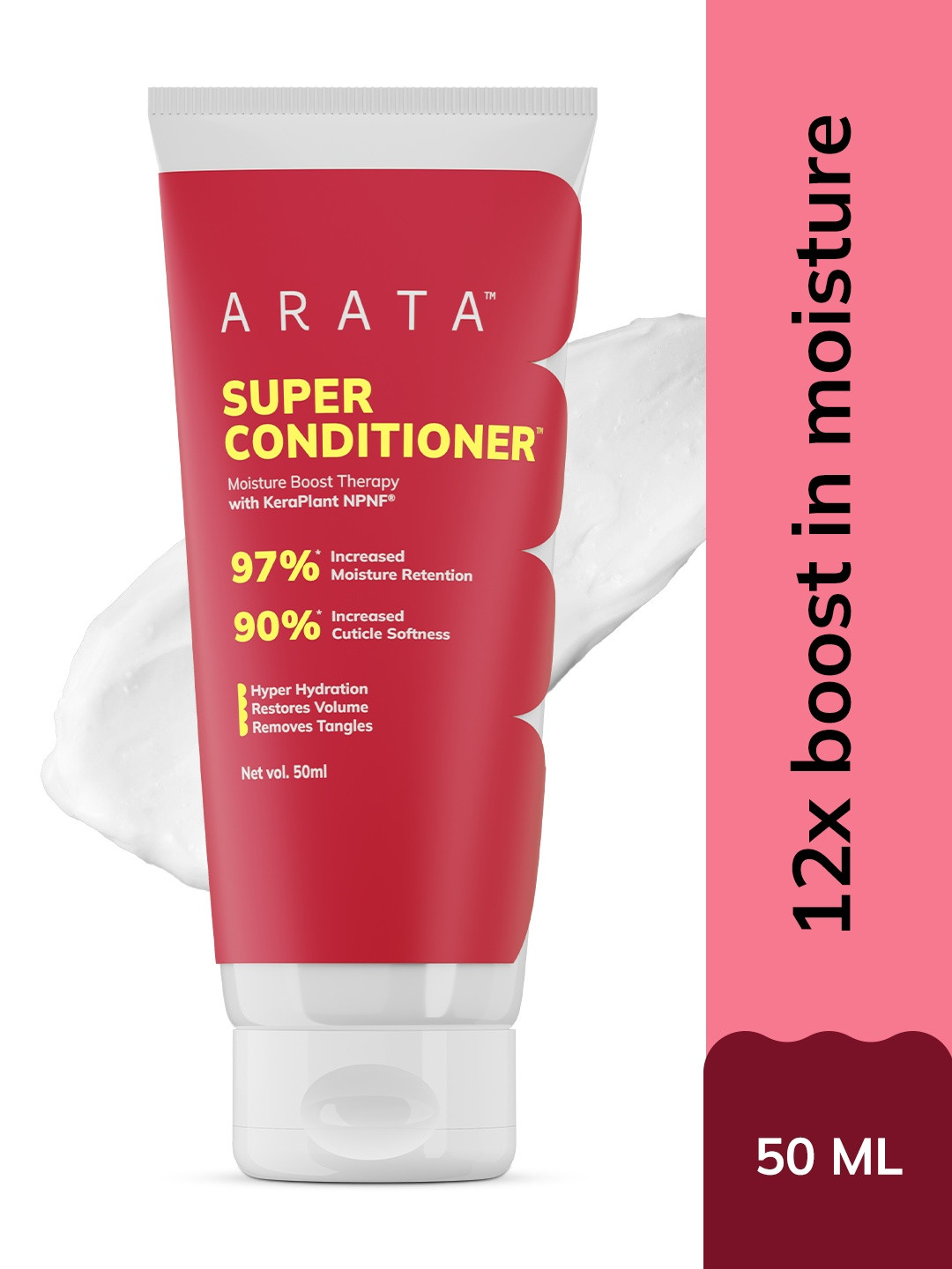 Buy ARATA Moisturizing Super Conditioner With Keratin & Rice Water 50 ...