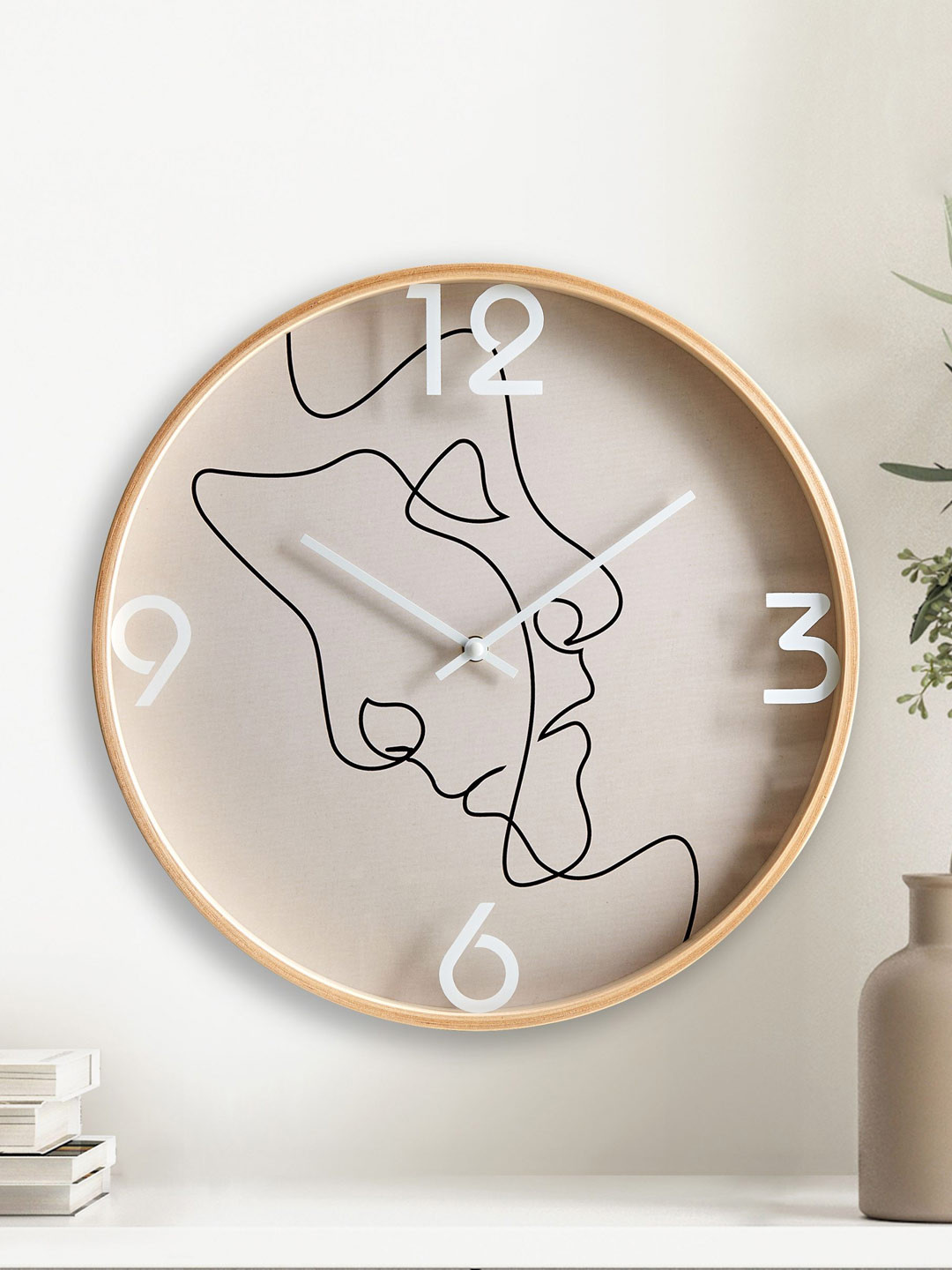 Buy Home Centre Casablanca King's Cross Beige Abstract Printed Vintage ...