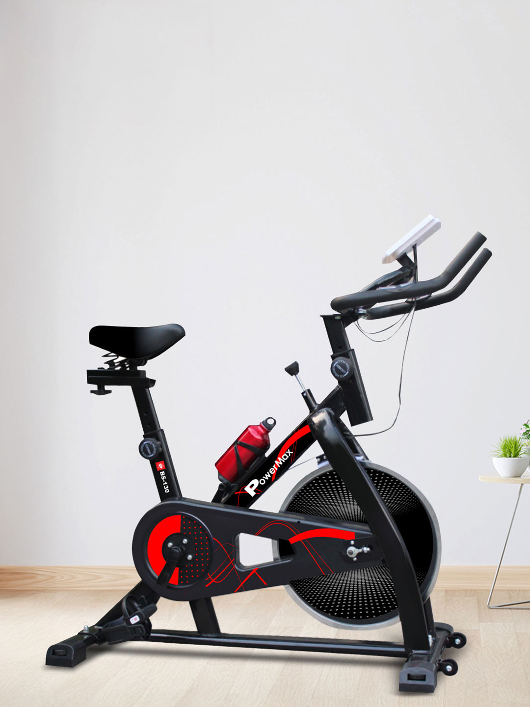 Buy PowerMax Fitness BS 130 Spin Exercise Bike For Home Max User Weight ...