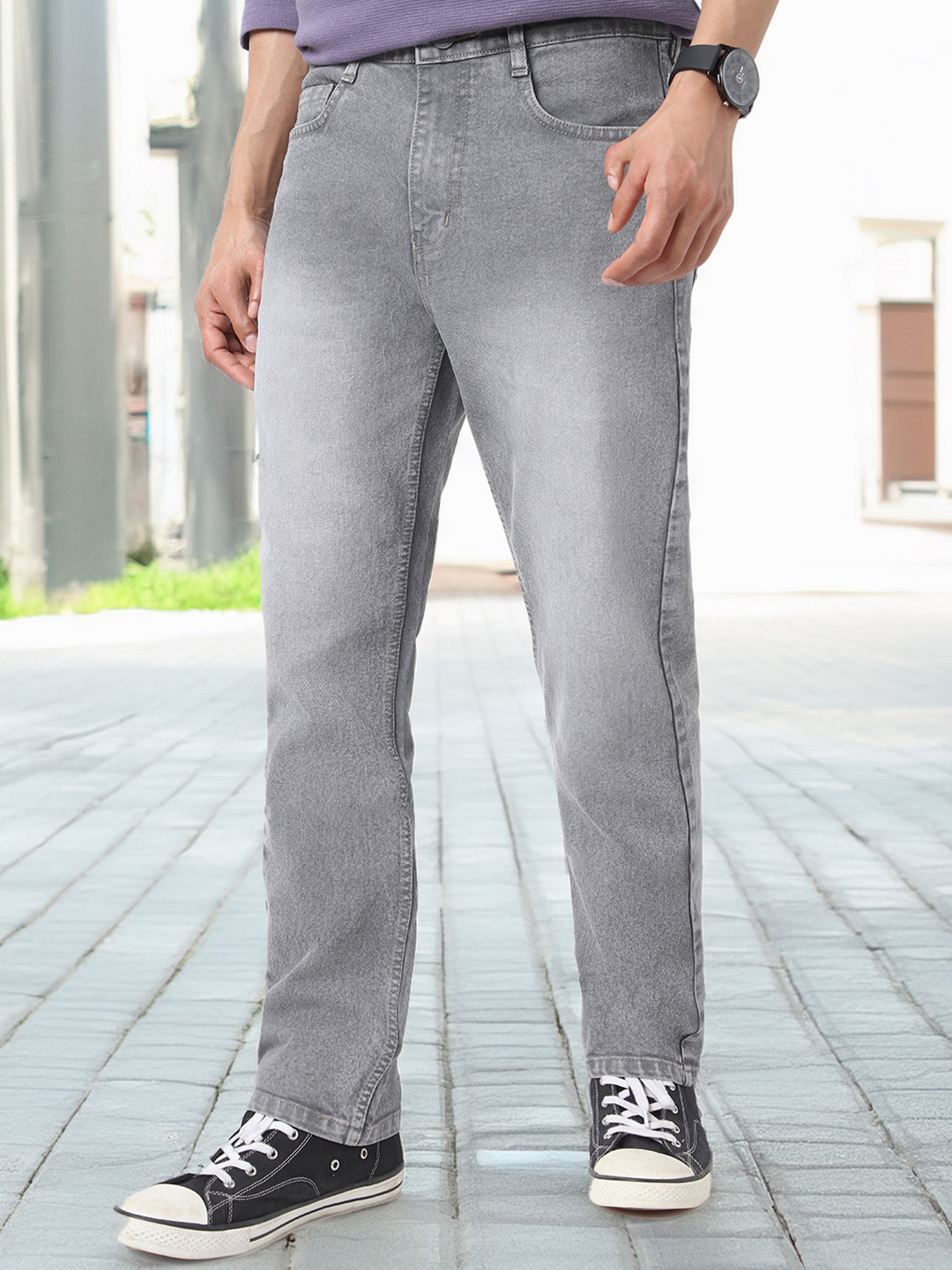 Buy Urbano Fashion Men Straight Fit Heavy Washed Jeans Stretchable ...