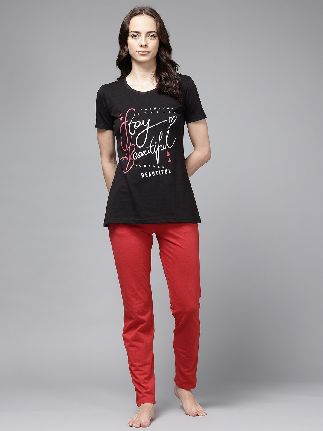 Buy Angels Grace Printed Pure Cotton Night Suit - Night Suits for Women ...