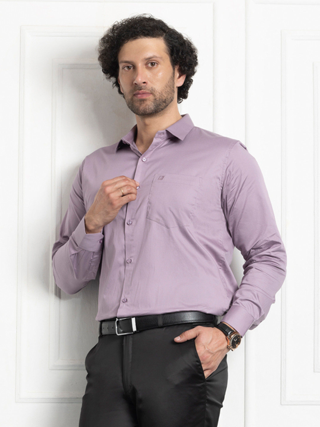 Buy FILO HEVIS Men Formal Cotton Satin Shirt - Shirts for Men 32913550 ...