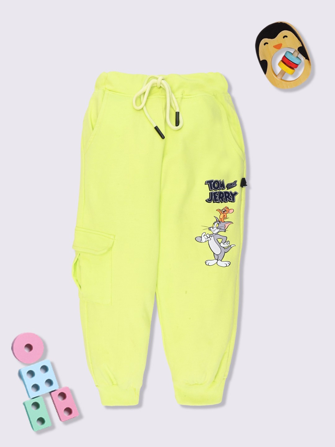 Buy YK X Minute Mirth Girls Tom & Jerry Printed Relaxed Fit Cotton ...