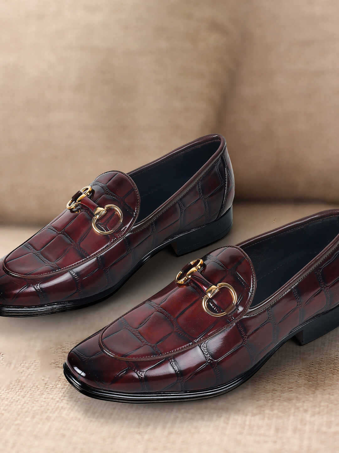 Buy Metro Men Leather Formal Slip Ons - Formal Shoes for Men 32941378 ...