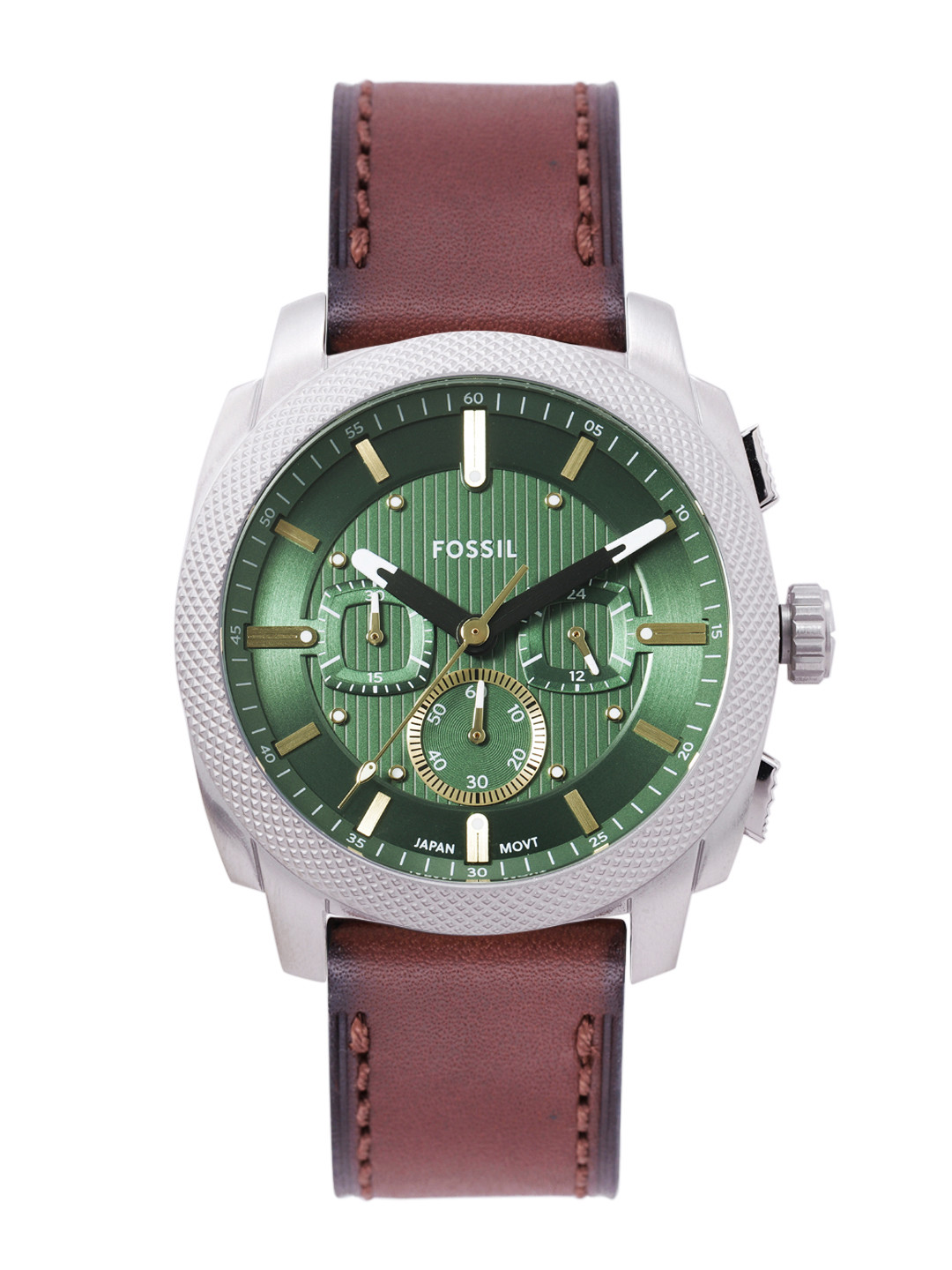 Buy Fossil Men Machine Leather Straps Analogue Chronograph Watch ...