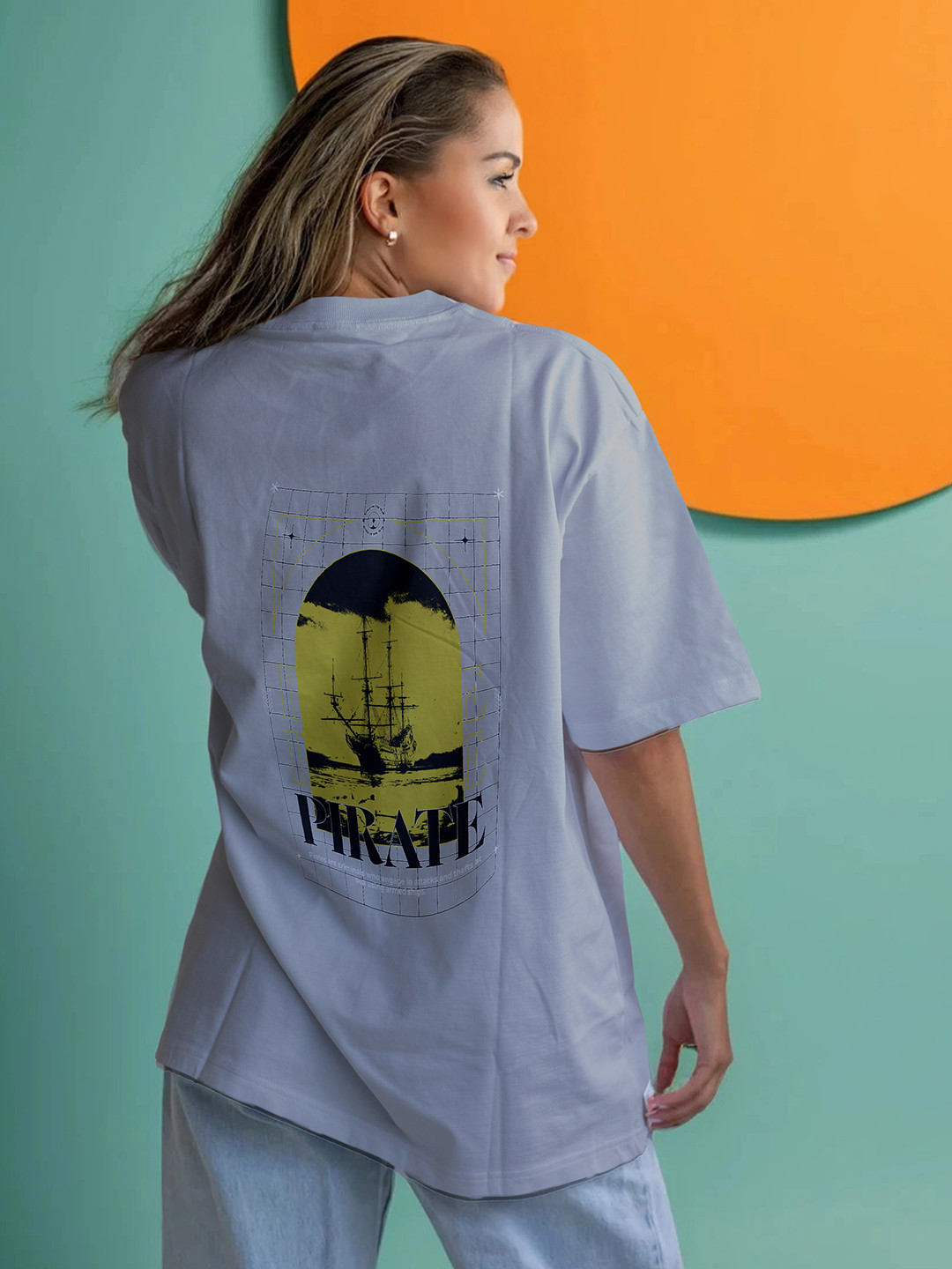 Buy Moda Rapido Women Printed Graphic Oversize Cotton T Shirt - Tshirts ...
