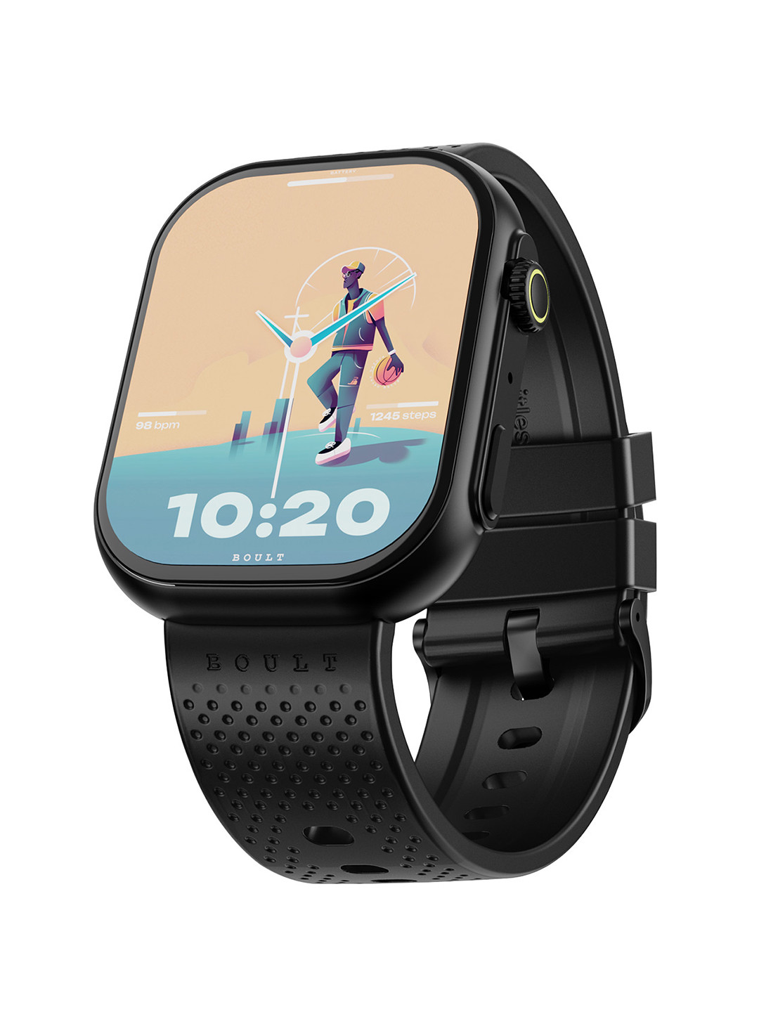 Buy Boult Drift Max Ultra Wide Display 150+ Watch Faces Smart Watch ...
