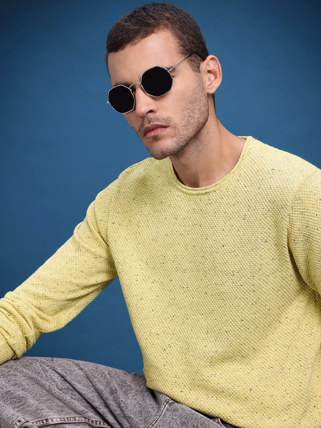 Buy The Roadster Lifestyle Co. Solid Pullover - Sweaters for Men ...