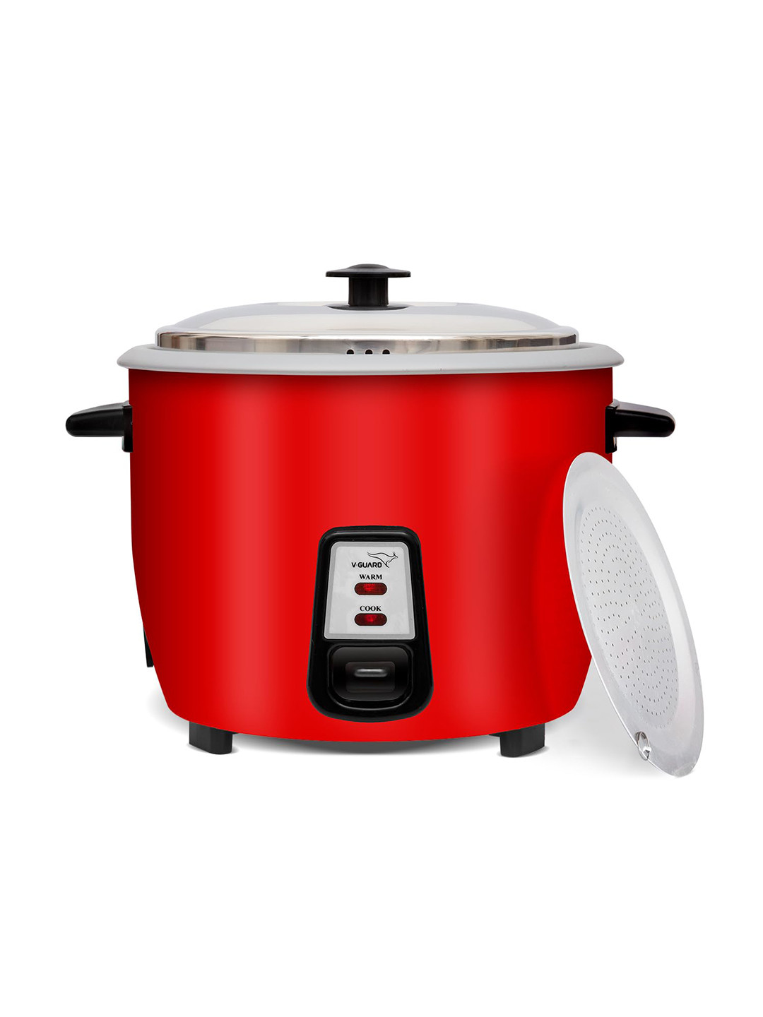 Buy V Guard VRC Red 700 W Power 2 Pots Spatula Rice Separator Electric ...