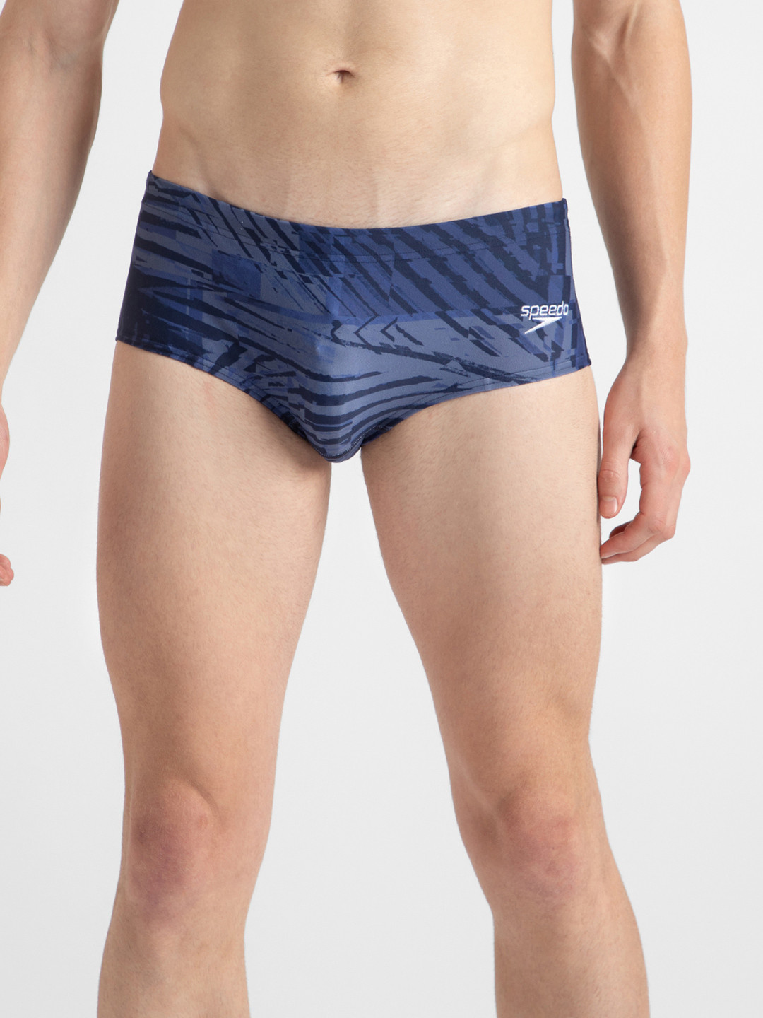 Buy Speedo Men Endurance10 Quick Drying All Over Print Brief With Wide Elastic Waistband - Swim ...
