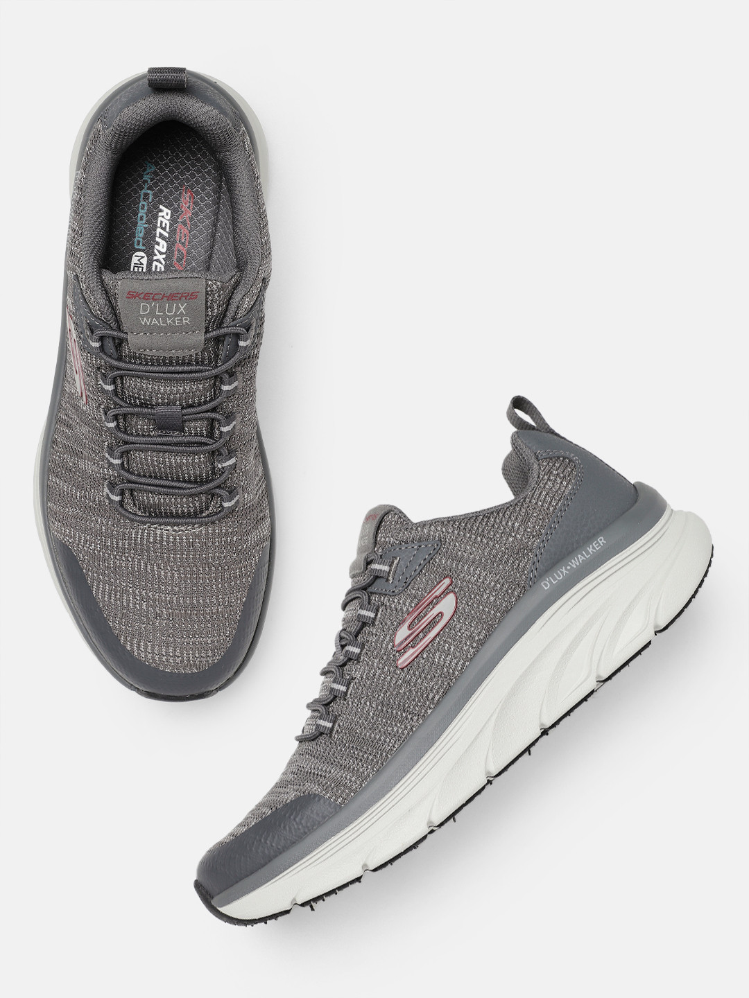 Buy Skechers Men D'LUX WALKER PENSIVE Woven Design Sneakers - Casual ...