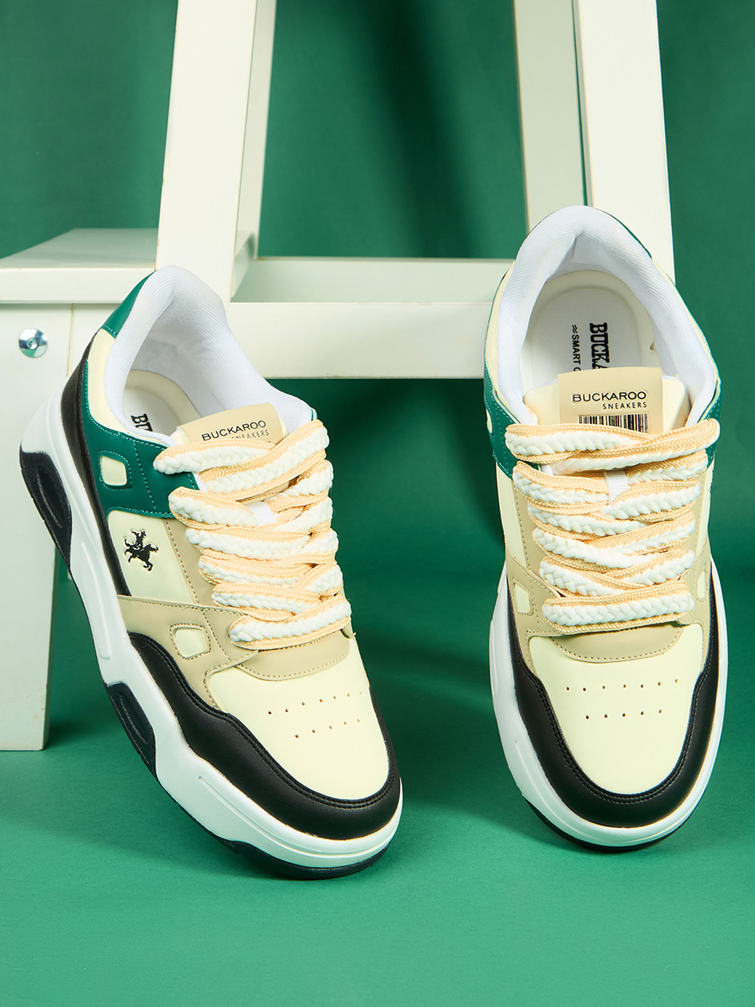 Buy Buckaroo PARADOX Men Colourblocked Lace Ups Sneakers - Casual Shoes ...