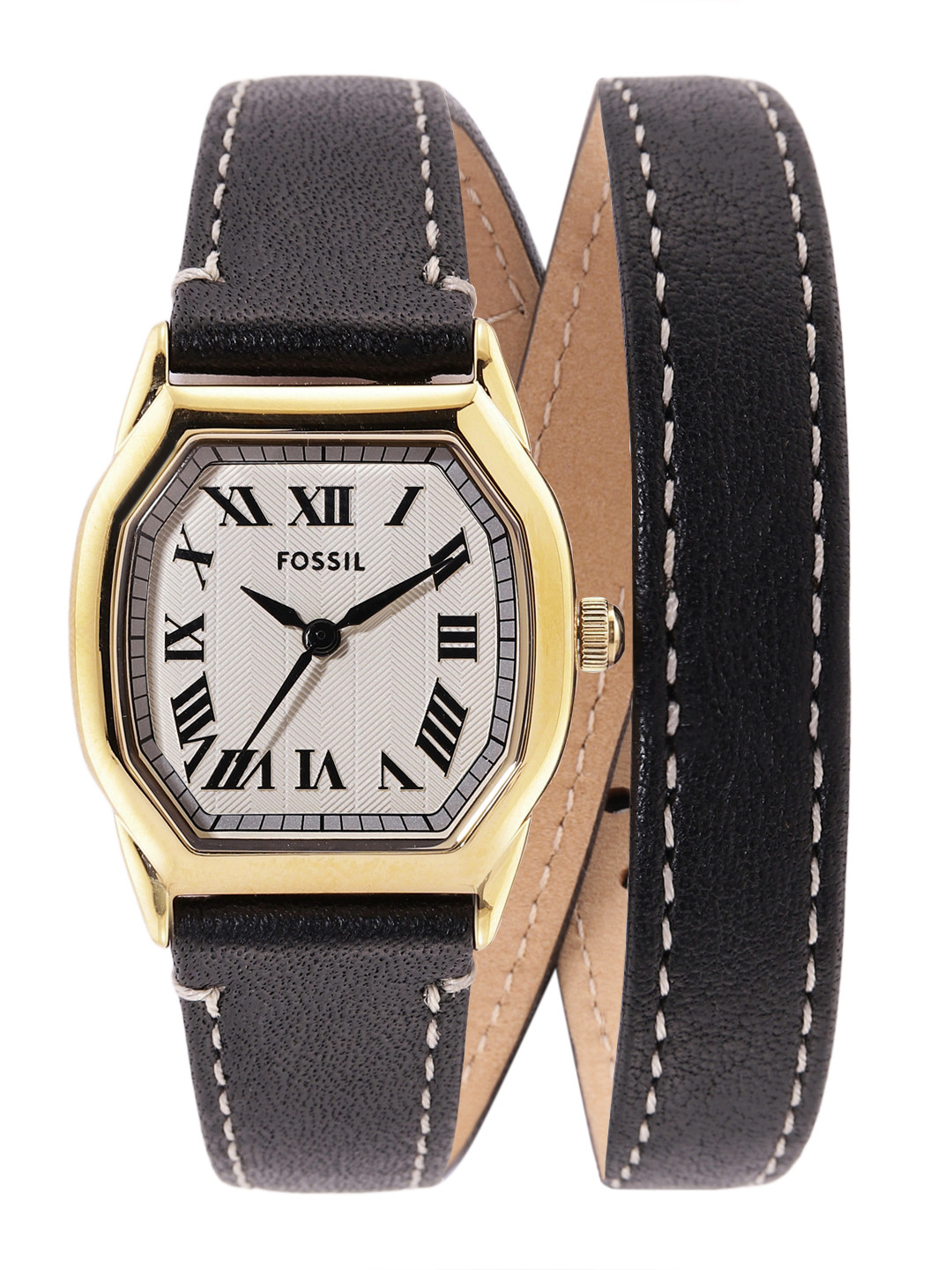 Buy Fossil Women Harlow Leather Straps Analogue Watch ES5404I - Watches ...