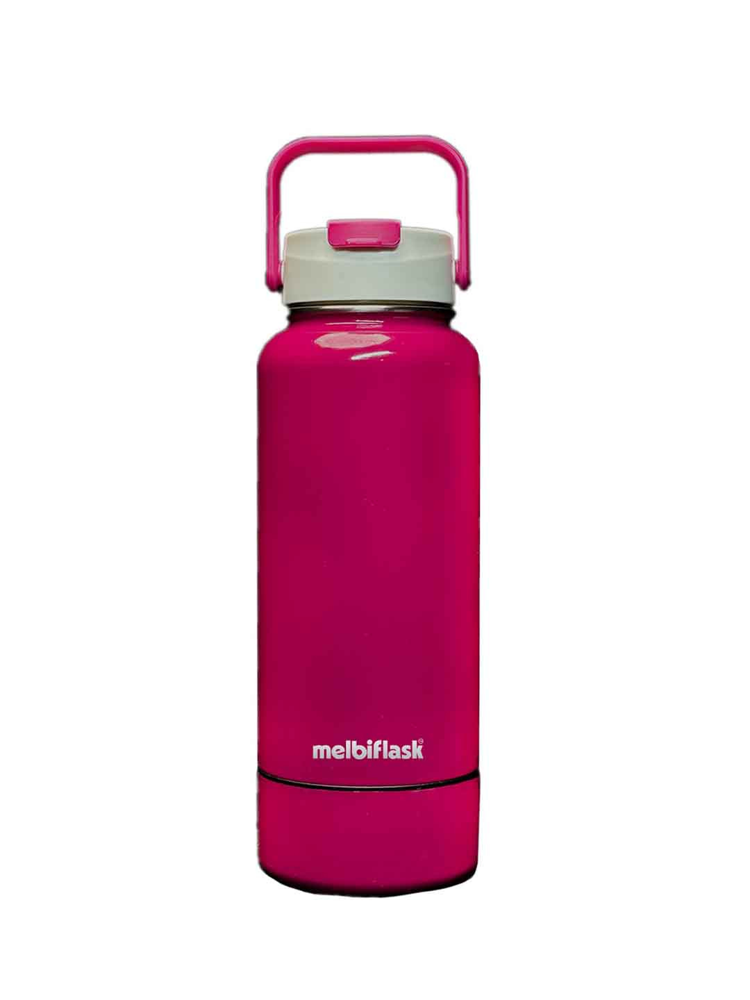 Buy MELBIFY Maroon & White Stainless Steel Double Wall Vacuum Water ...