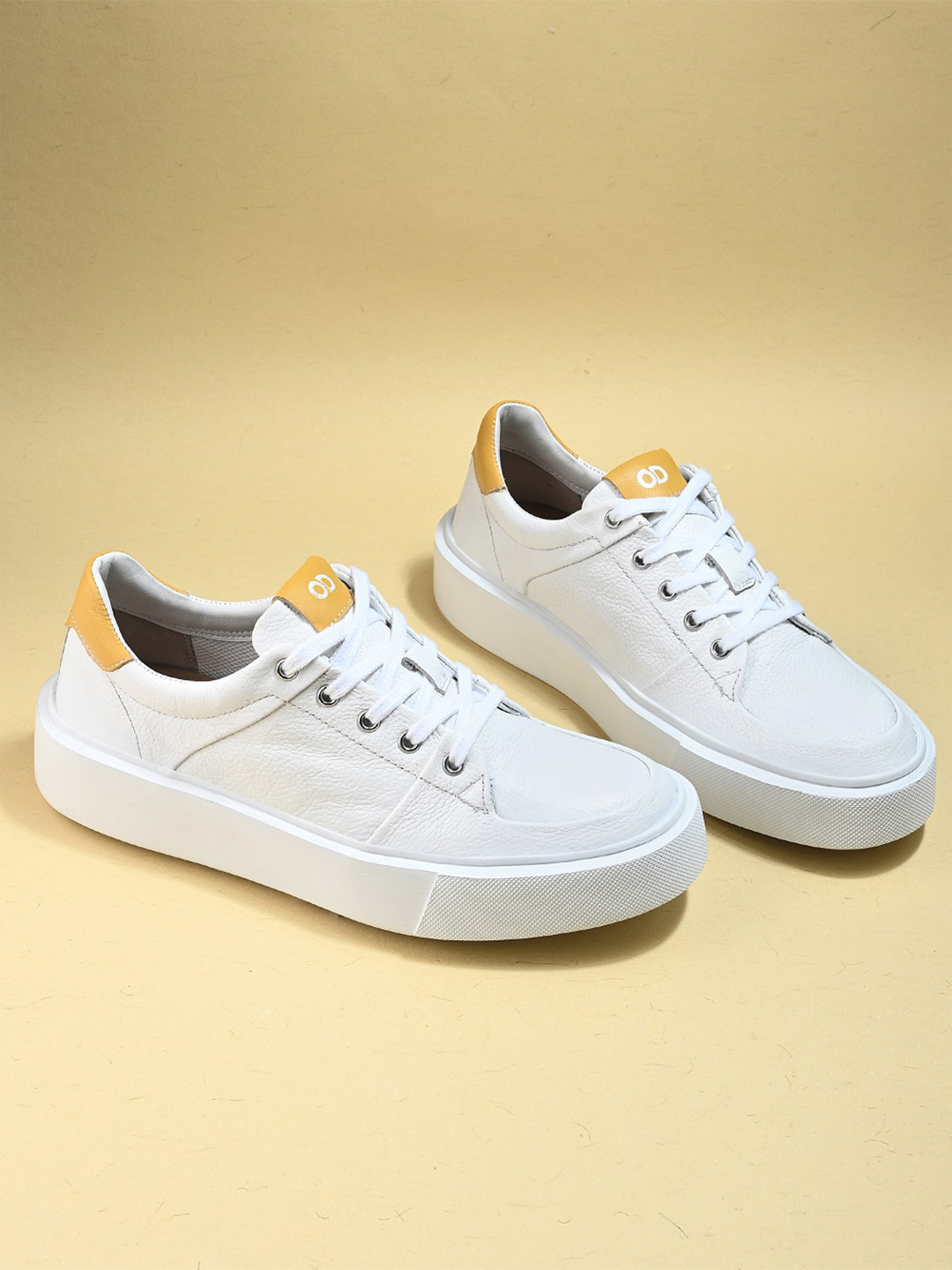 Buy Overdrive Women Round Toe Lightweight Leather Sneakers - Casual ...