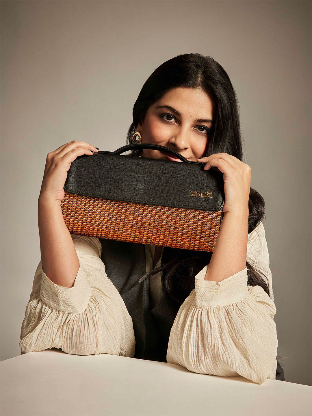 Buy ZOUK Rhea Kapoor Bombay Macrame Textured Water Resistant Jute ...