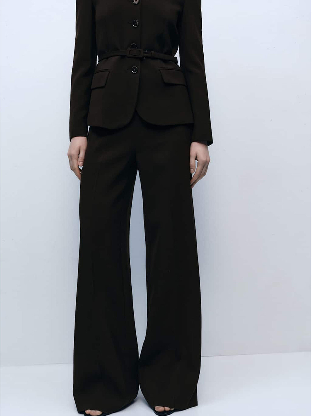 Buy MANGO Women Straight Fit Trousers - Trousers for Women 33277951 ...