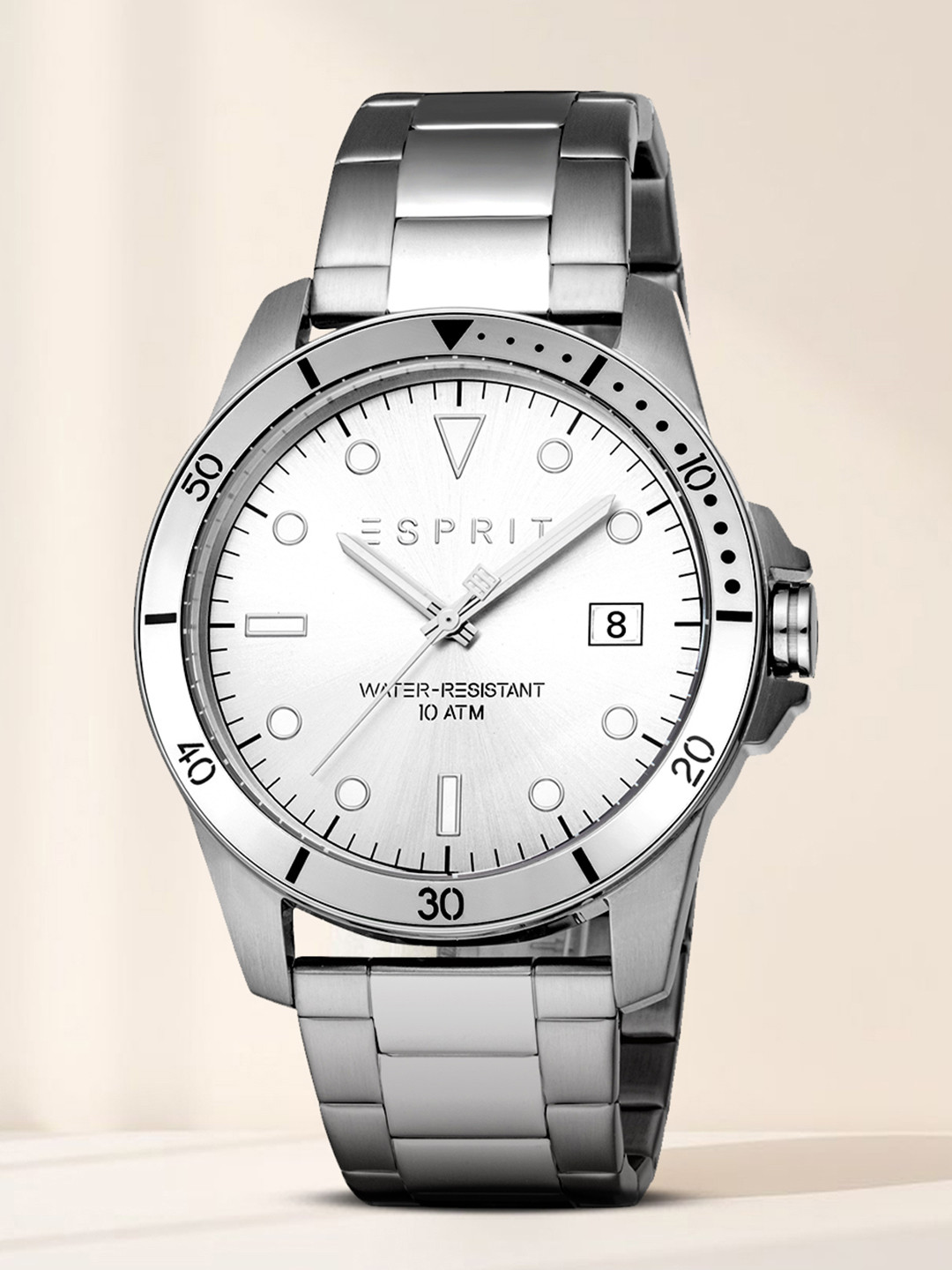 Buy ESPRIT Men Dial & Stainless Steel Straps Analogue Watch ...