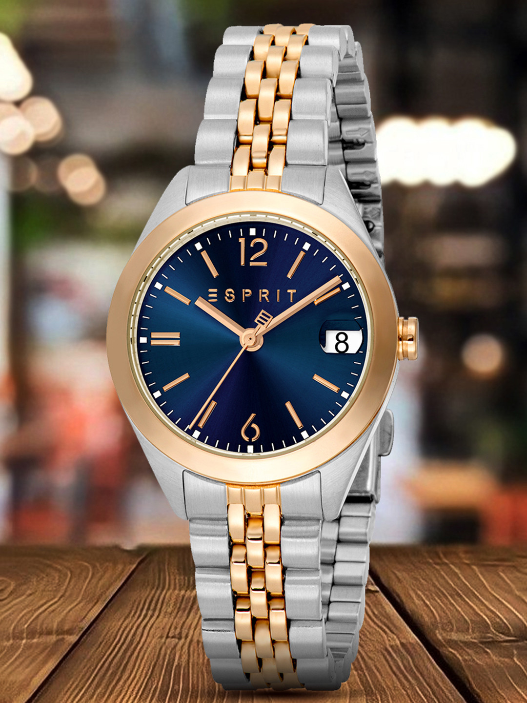 Buy ESPRIT Women Dial & Stainless Steel Straps Analogue Watch ...
