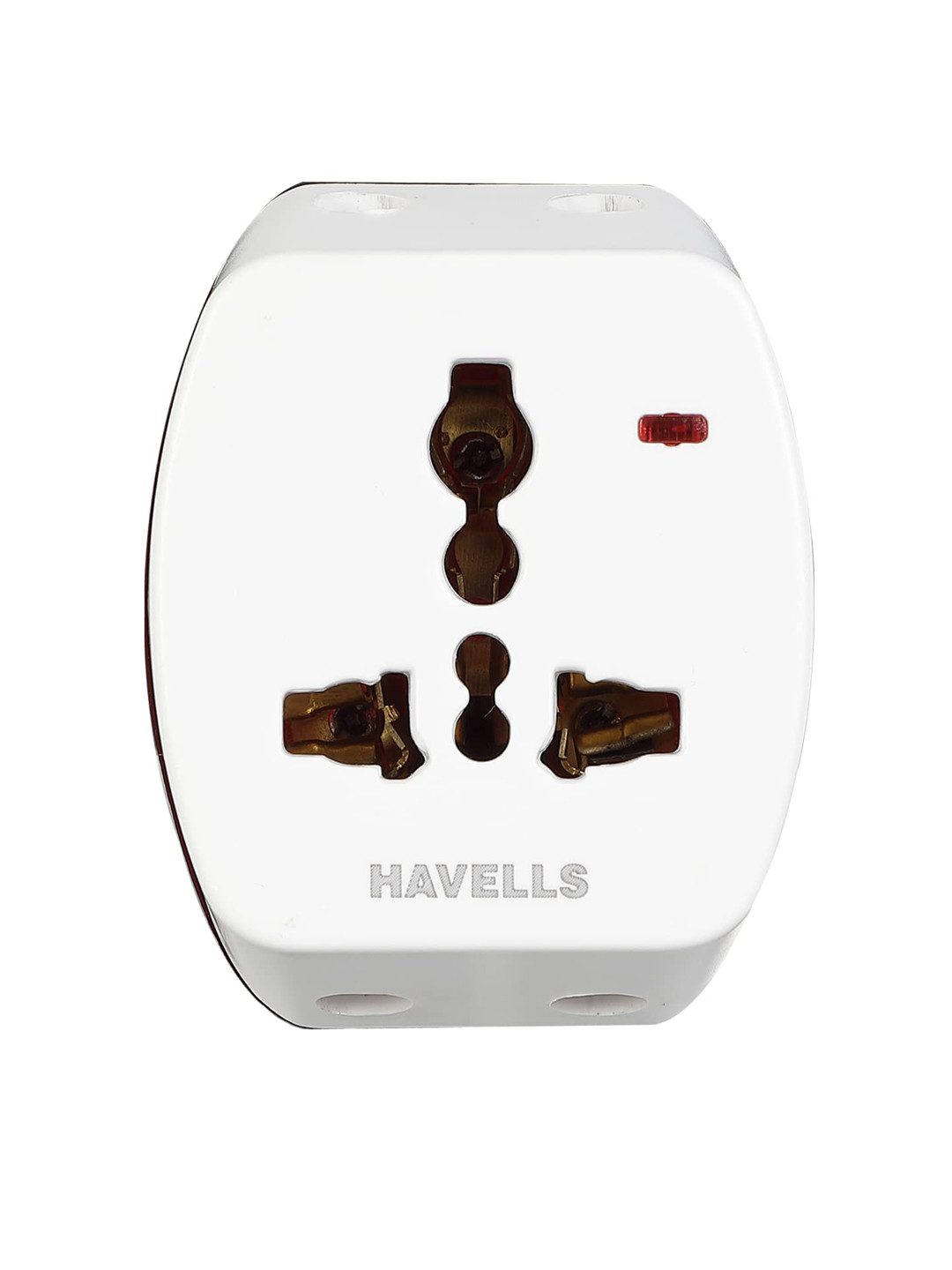 Buy Havells 6A 3 Pin Universal Adaptor With Indicator Extention Cord ...