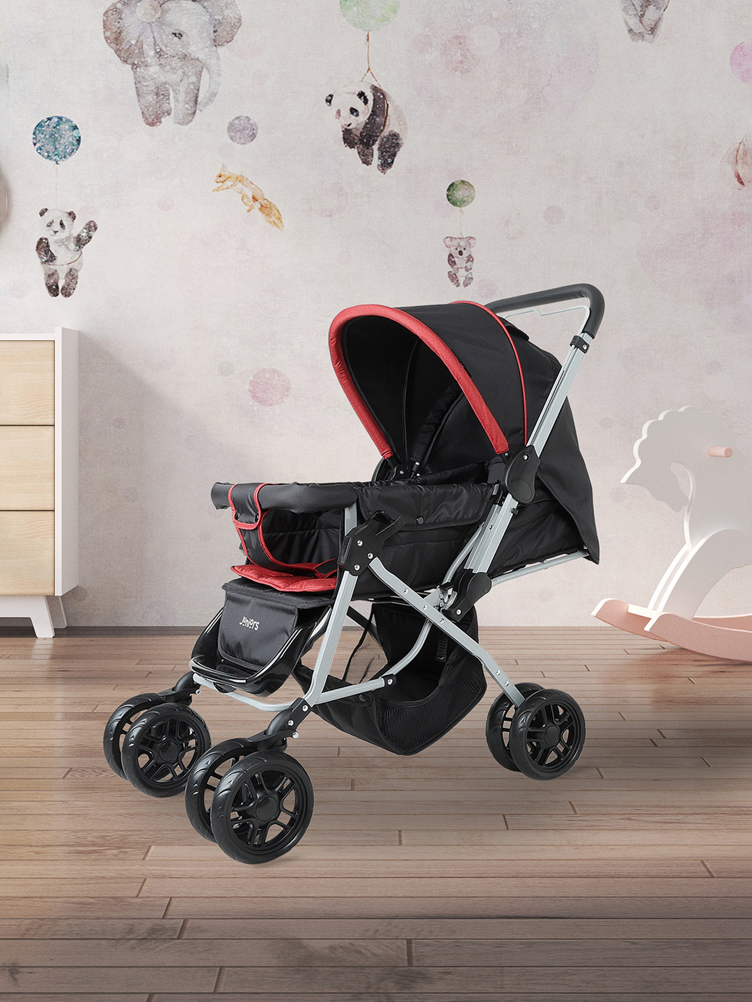 Buy Juniors By Babyshop Infants Stroller With Adjustable Canopy ...