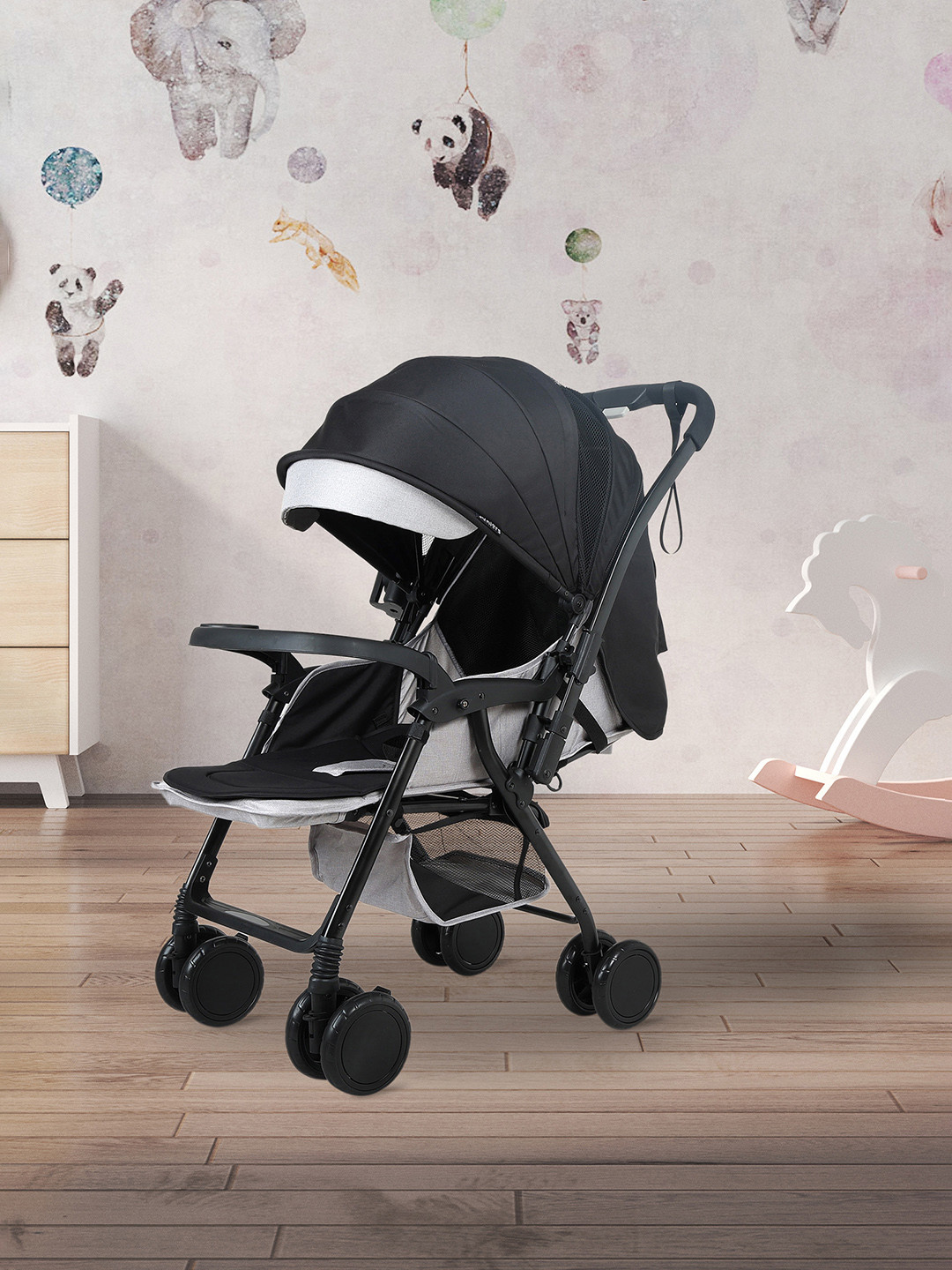 Buy Juniors By Babyshop Teo Baby Kids Push Button Fold Aviator Stroller ...