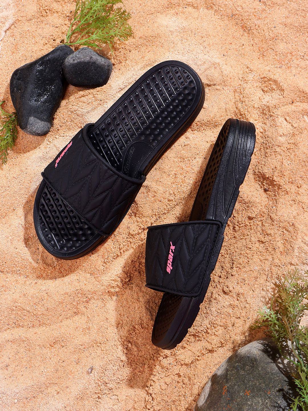 Buy Sparx Women Self Design Sliders - Flip Flops for Women 33380858 ...