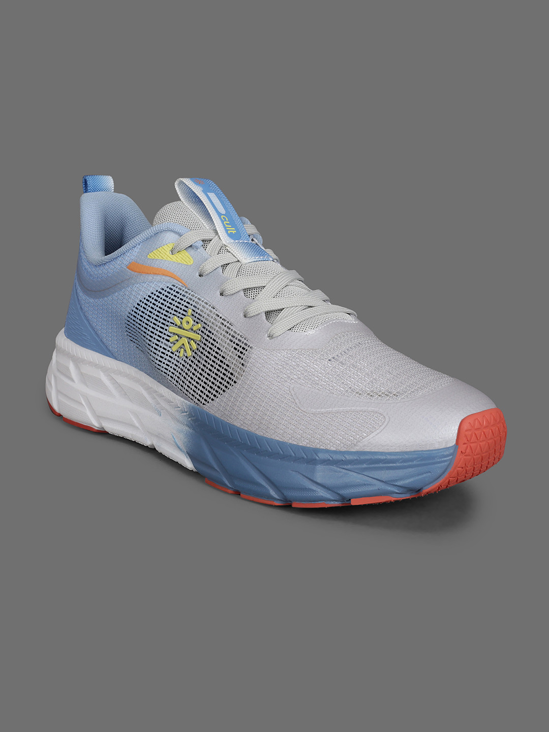 Buy CULT Men Fortis Grey & Blue Running Shoes - Sports Shoes for Men ...