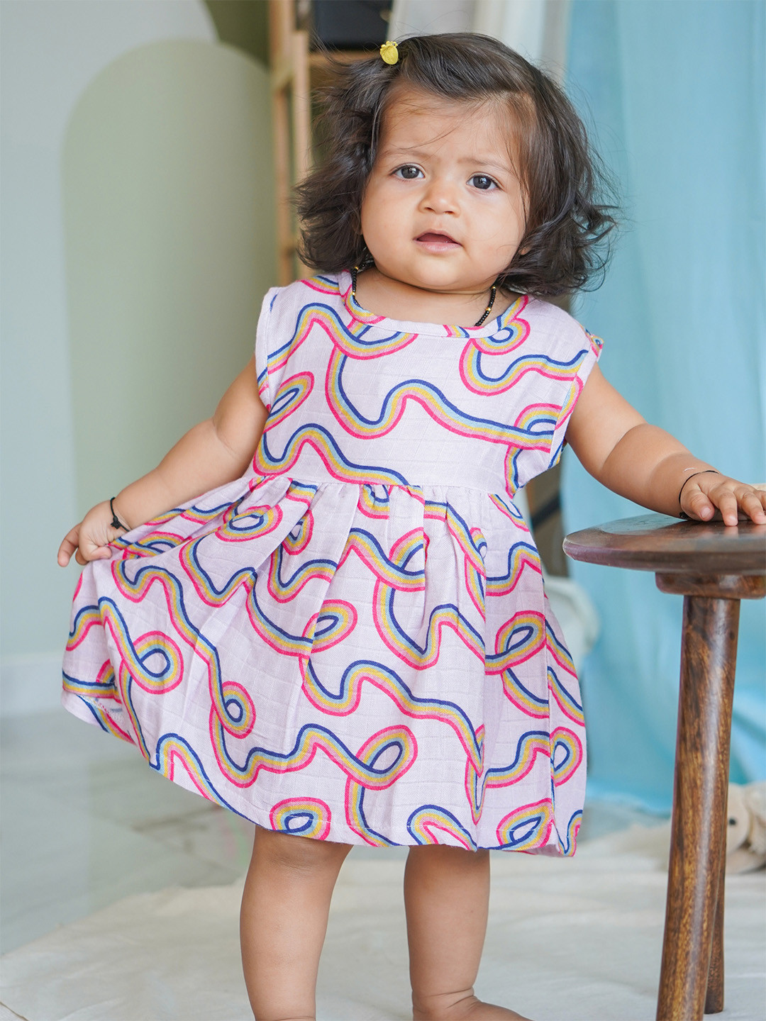 Buy The Boo Boo Club Girls Cotton Printed A Line Dress - Dresses for ...