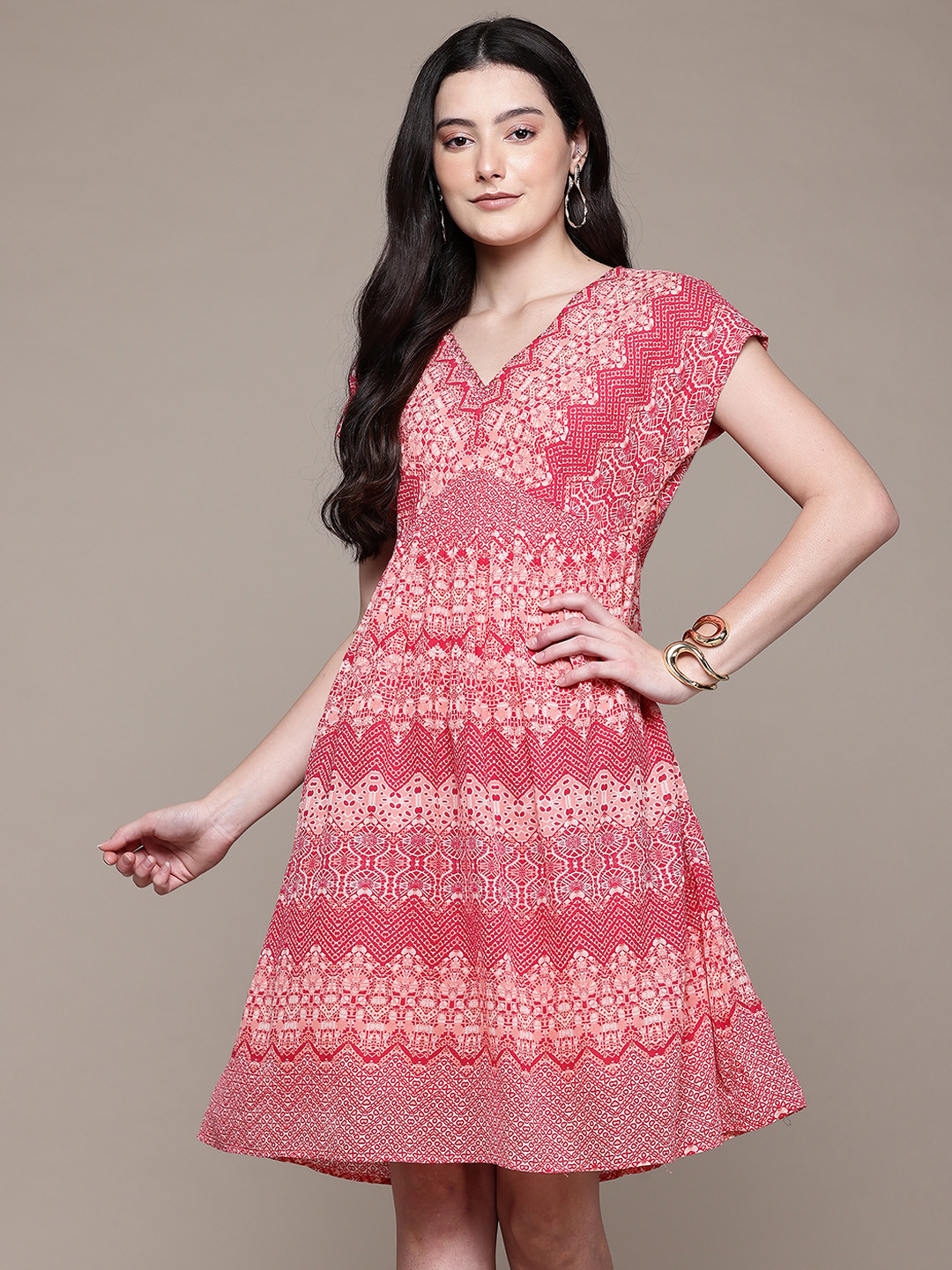 Buy Aarke Ritu Kumar Print Empire Dress - Dresses for Women 33431108 ...