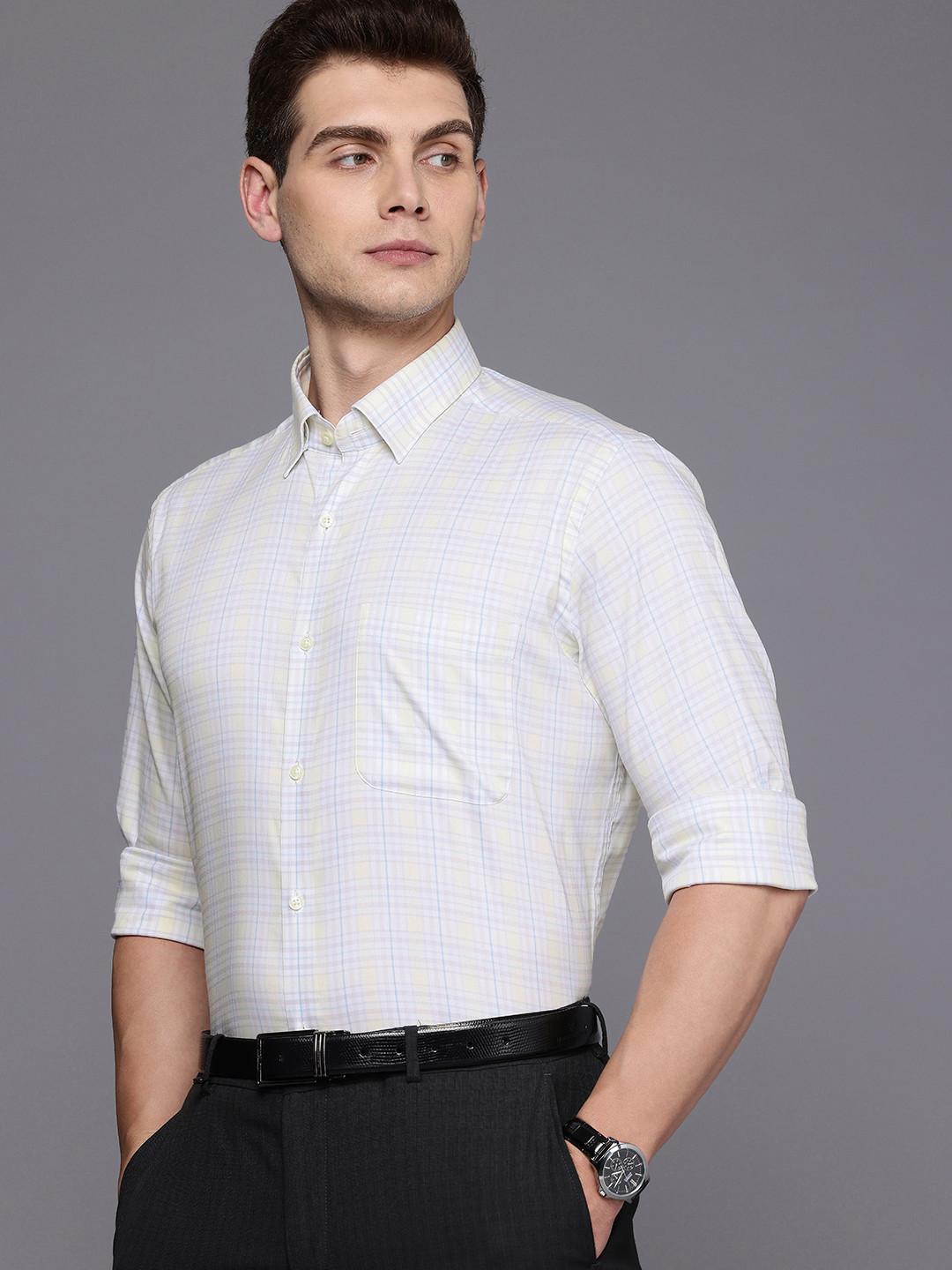 Buy Raymond Checked Formal Shirt - Shirts for Men 33440149 | Myntra