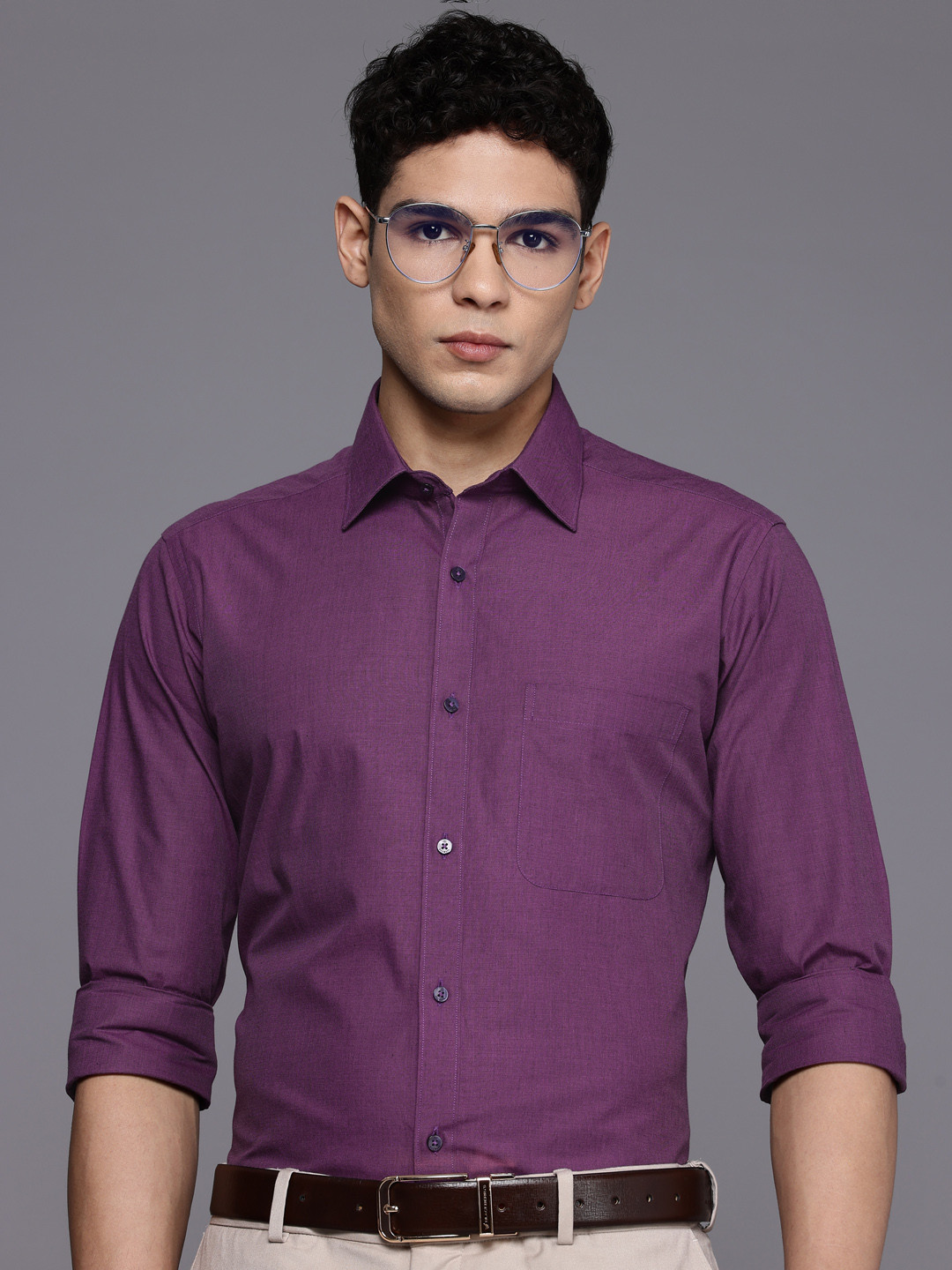 Buy Raymond Pure Cotton Slim Fit Formal Shirt - Shirts for Men 33440258 ...