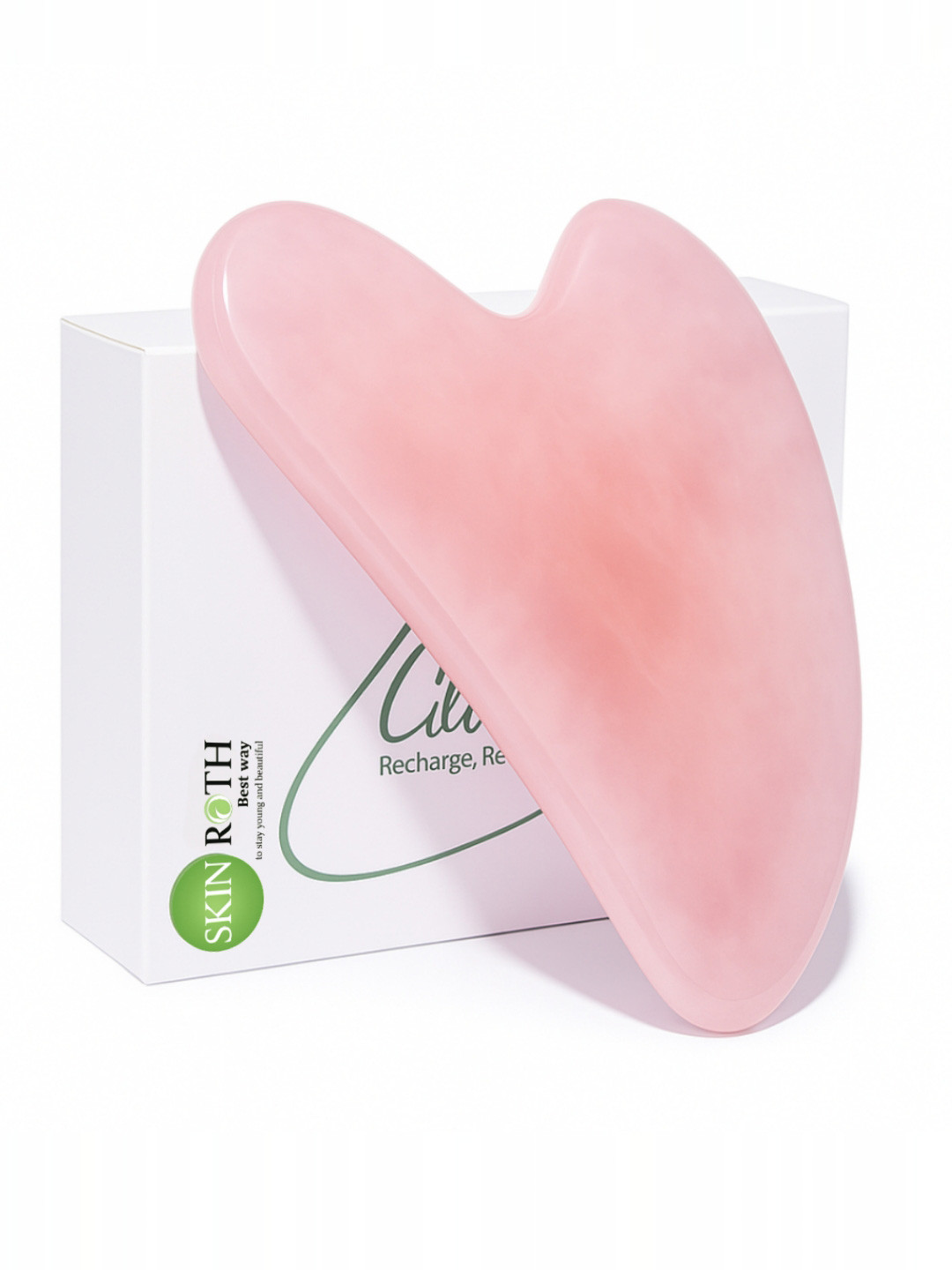 Buy SKINROTH Garde A+ Rose Quartz Gua Sha Massage Tool - Face Derma ...